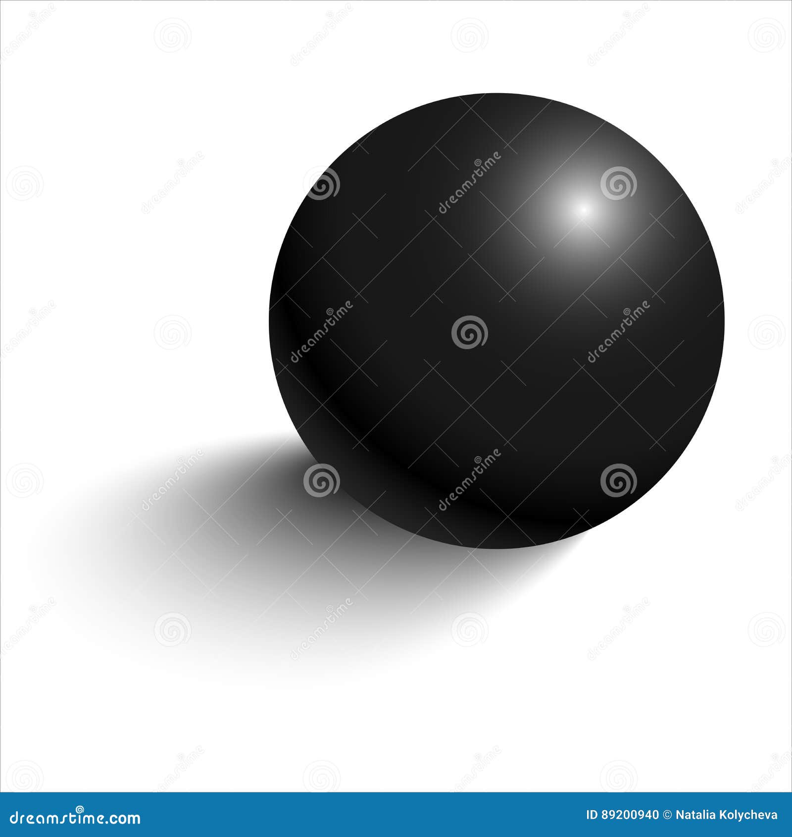 Sphere stock vector. Illustration of metal, abstract - 89200940