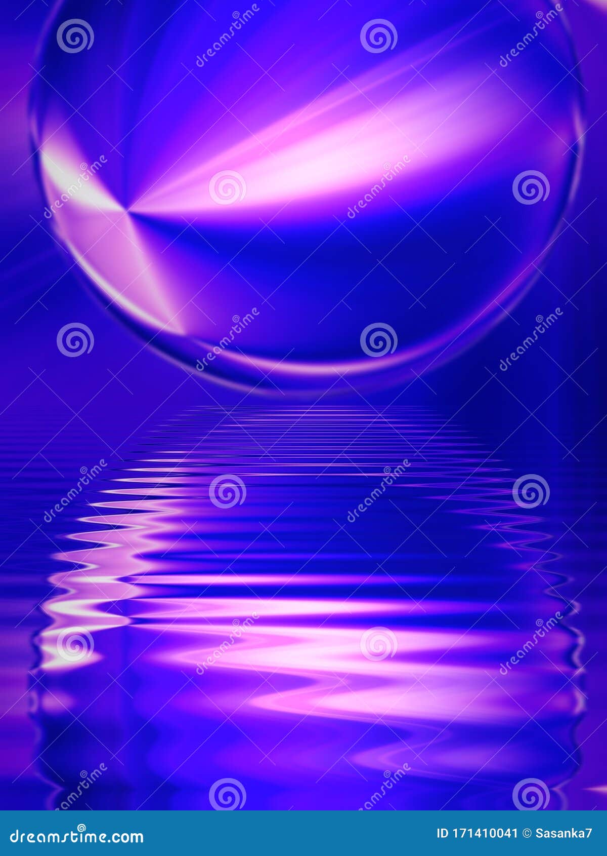 Sphere Reflection Background Stock Illustration - Illustration of ...