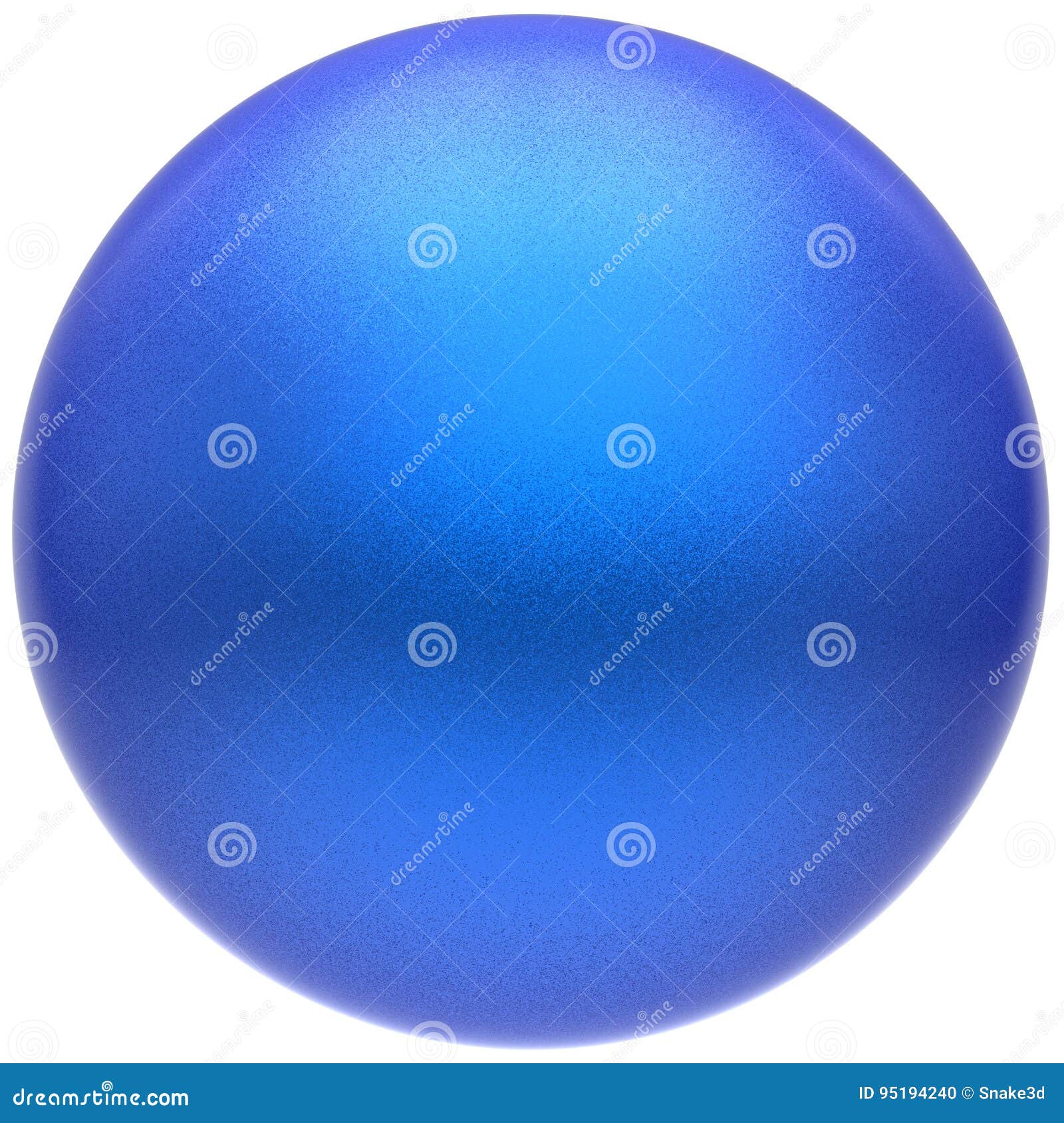 Sphere Round Blue Button Ball Basic Matted Cyan Circle Badge Stock ...