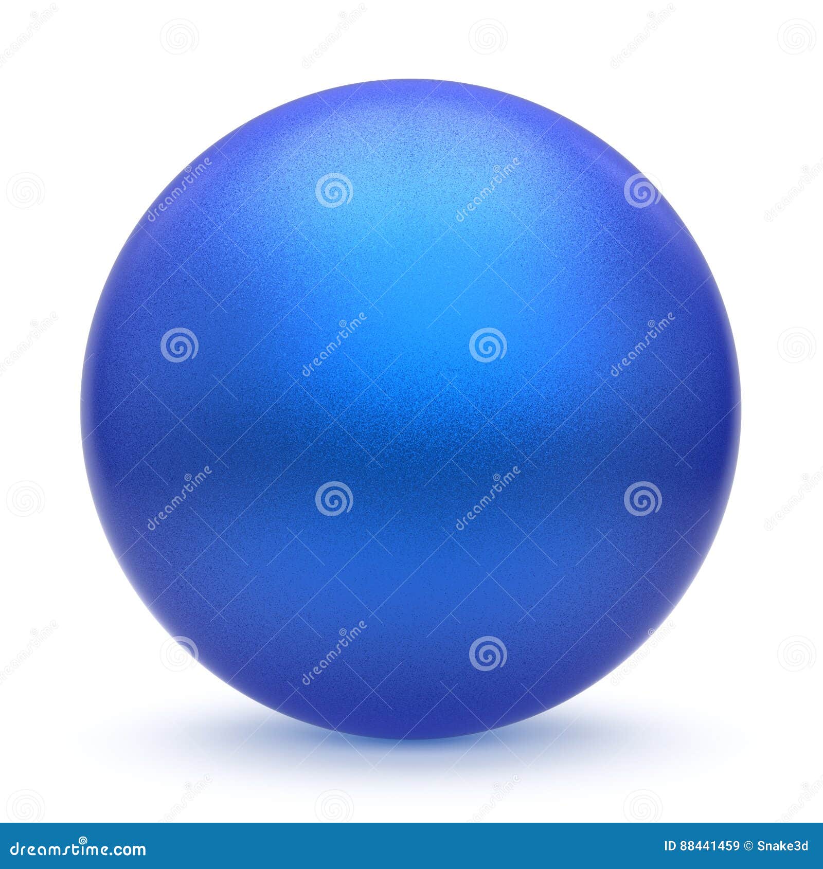 Sphere Round Button Blue Matted Ball Basic Circle Cyan Figure Stock ...