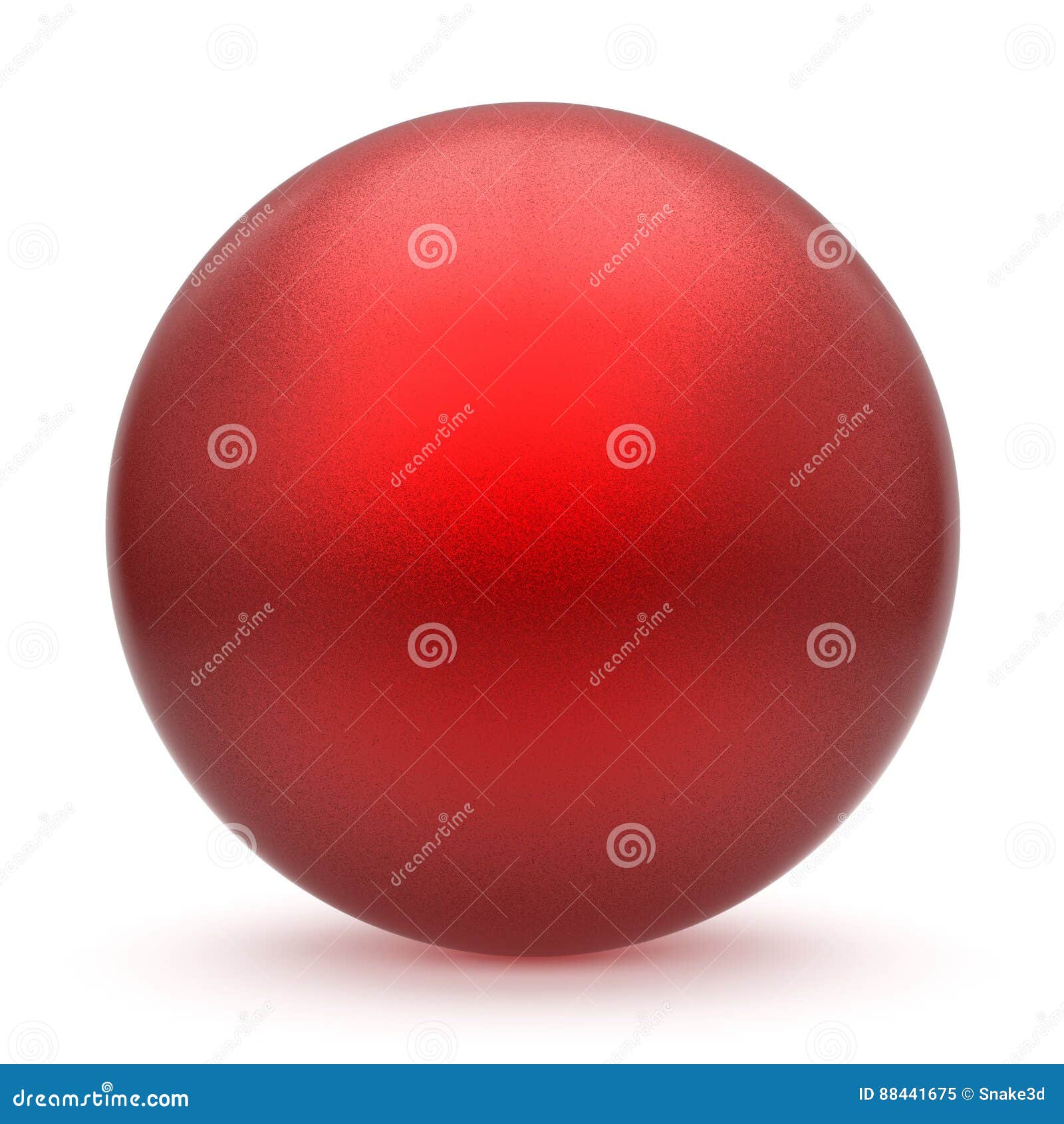 Sphere Round Button Red Matted Ball Basic Circle Geometric Figure Stock ...