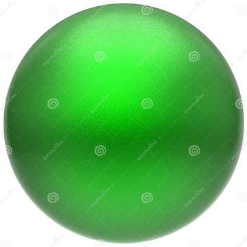 Sphere Round Green Button Ball Basic Matted Circle Minimalistic Stock Illustration ...