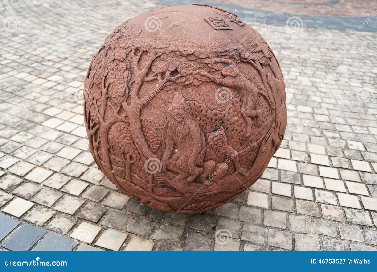 Sphere statue stock image. Image of guangdong, landscape - 46753527