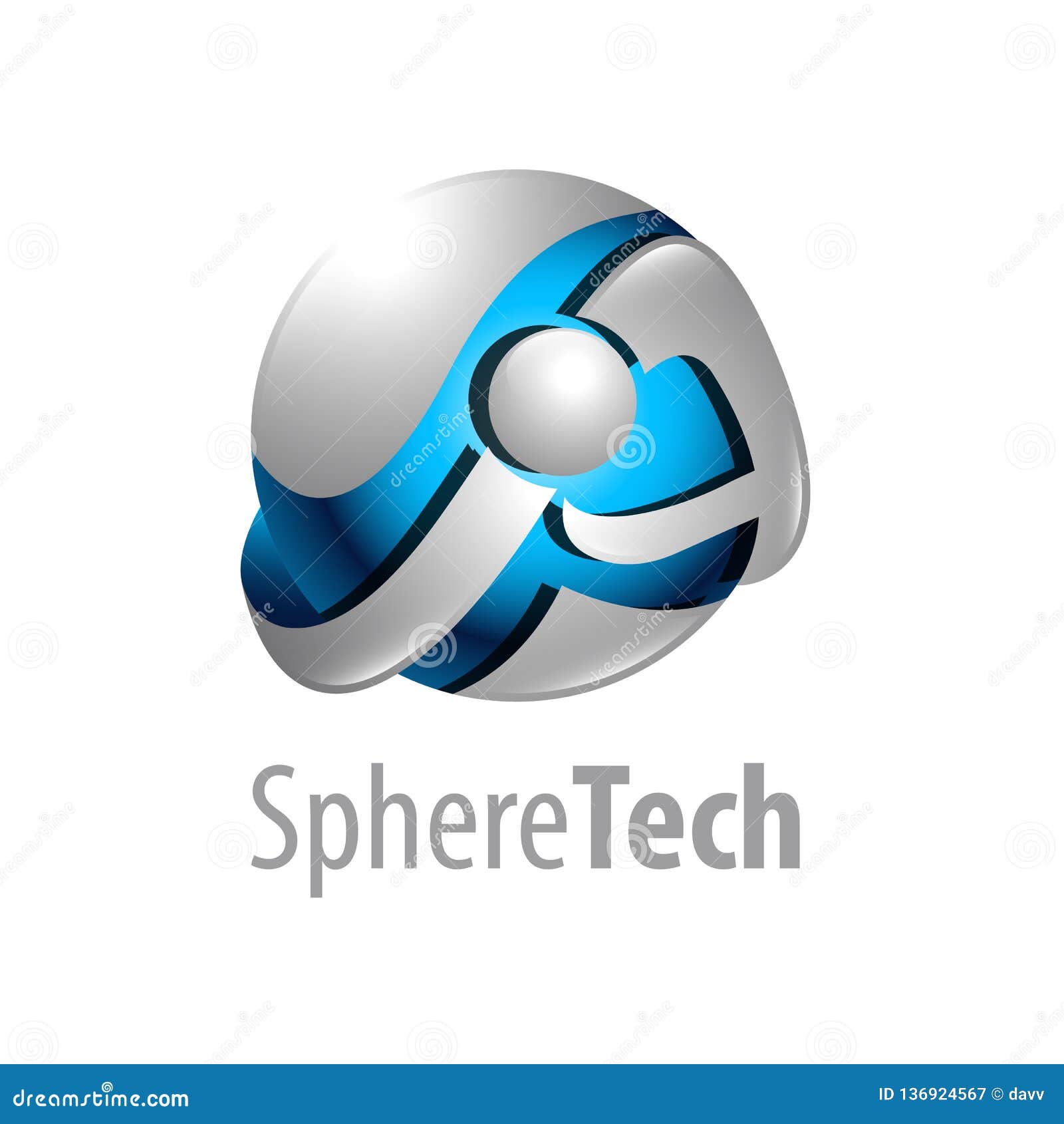 Sphere Technology Logo Concept Design. Symbol Graphic Template Element ...