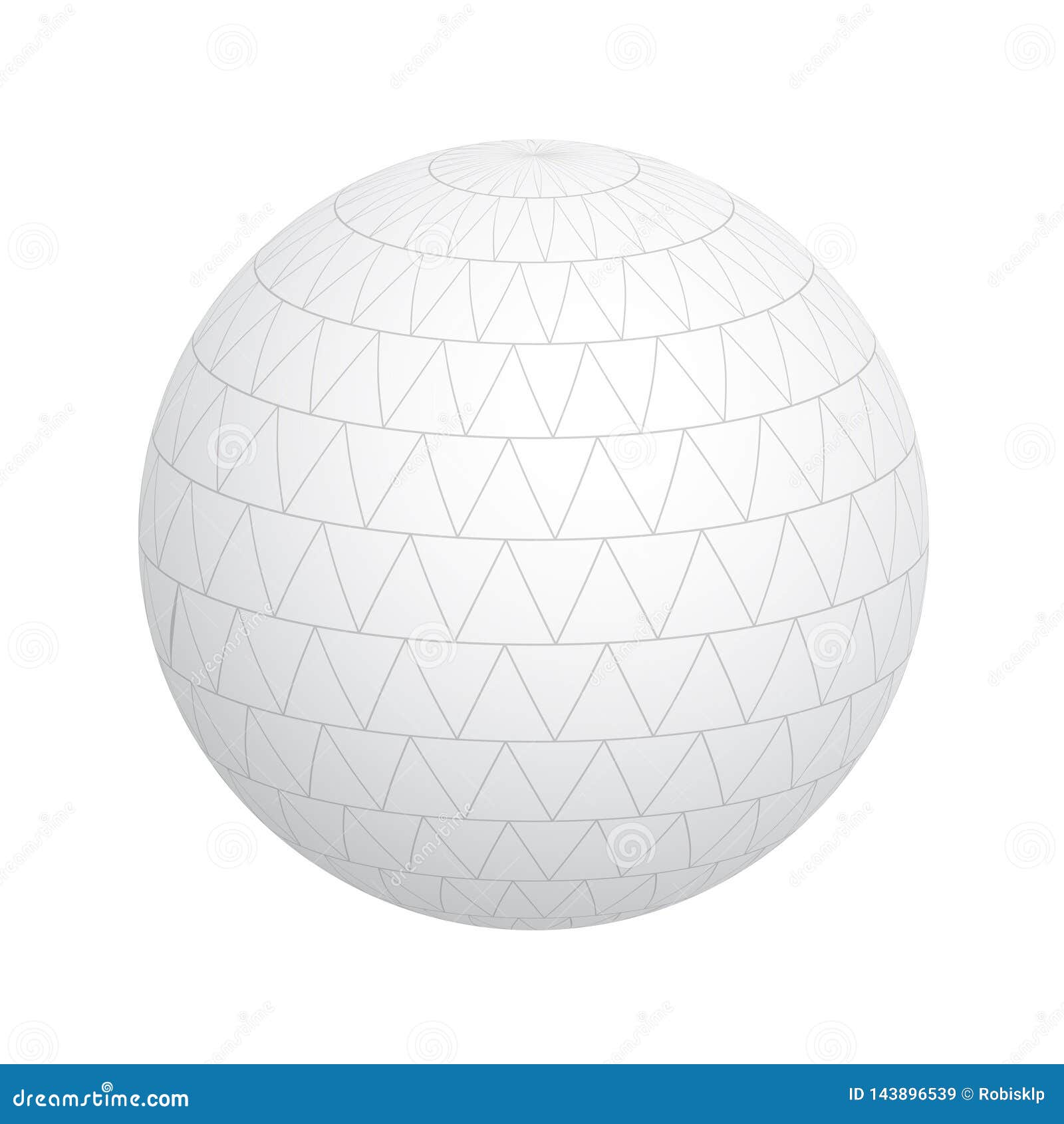 Sphere with Texture stock vector. Illustration of ball - 143896539