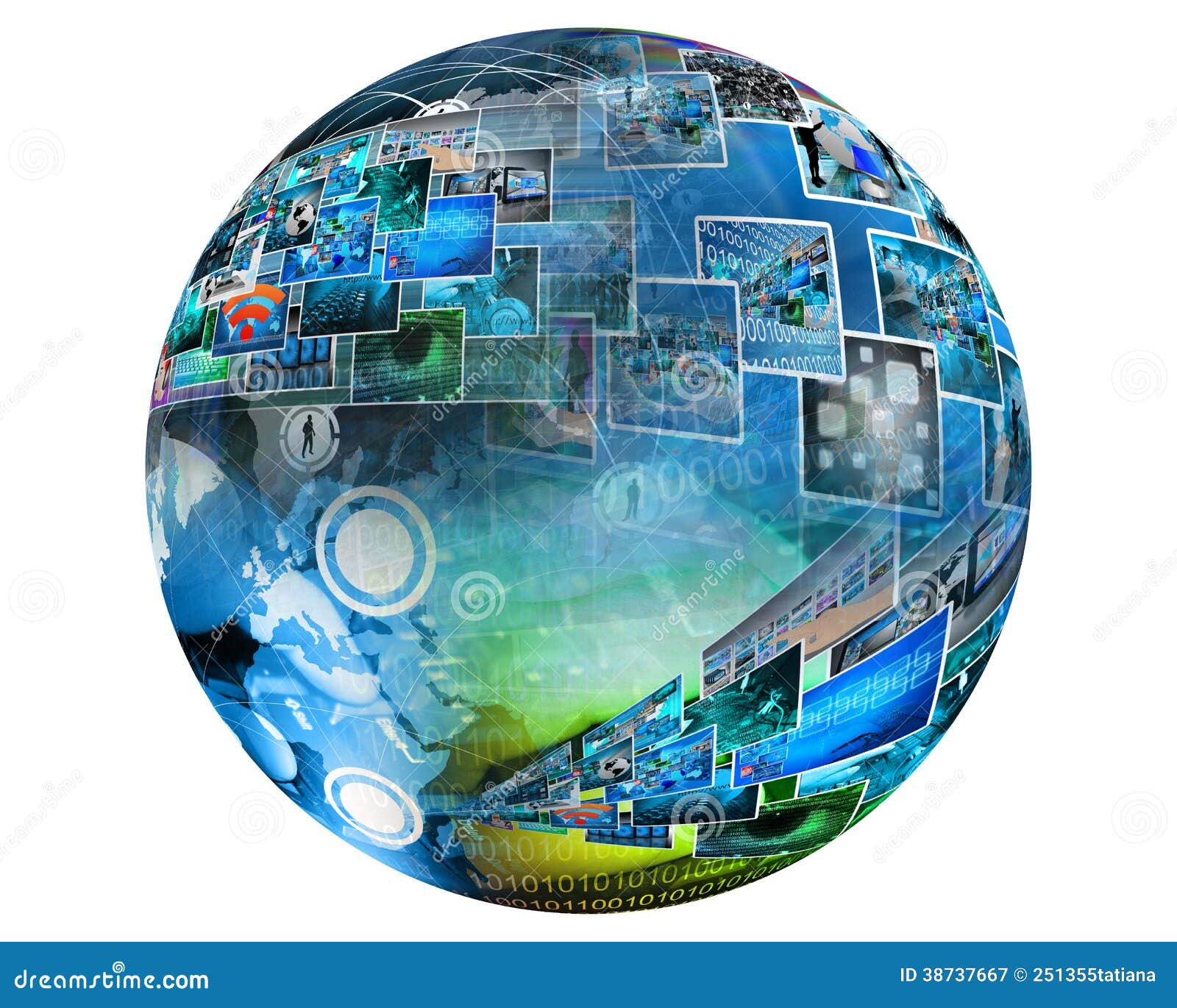 Sphere stock illustration. Illustration of light, black - 38737667