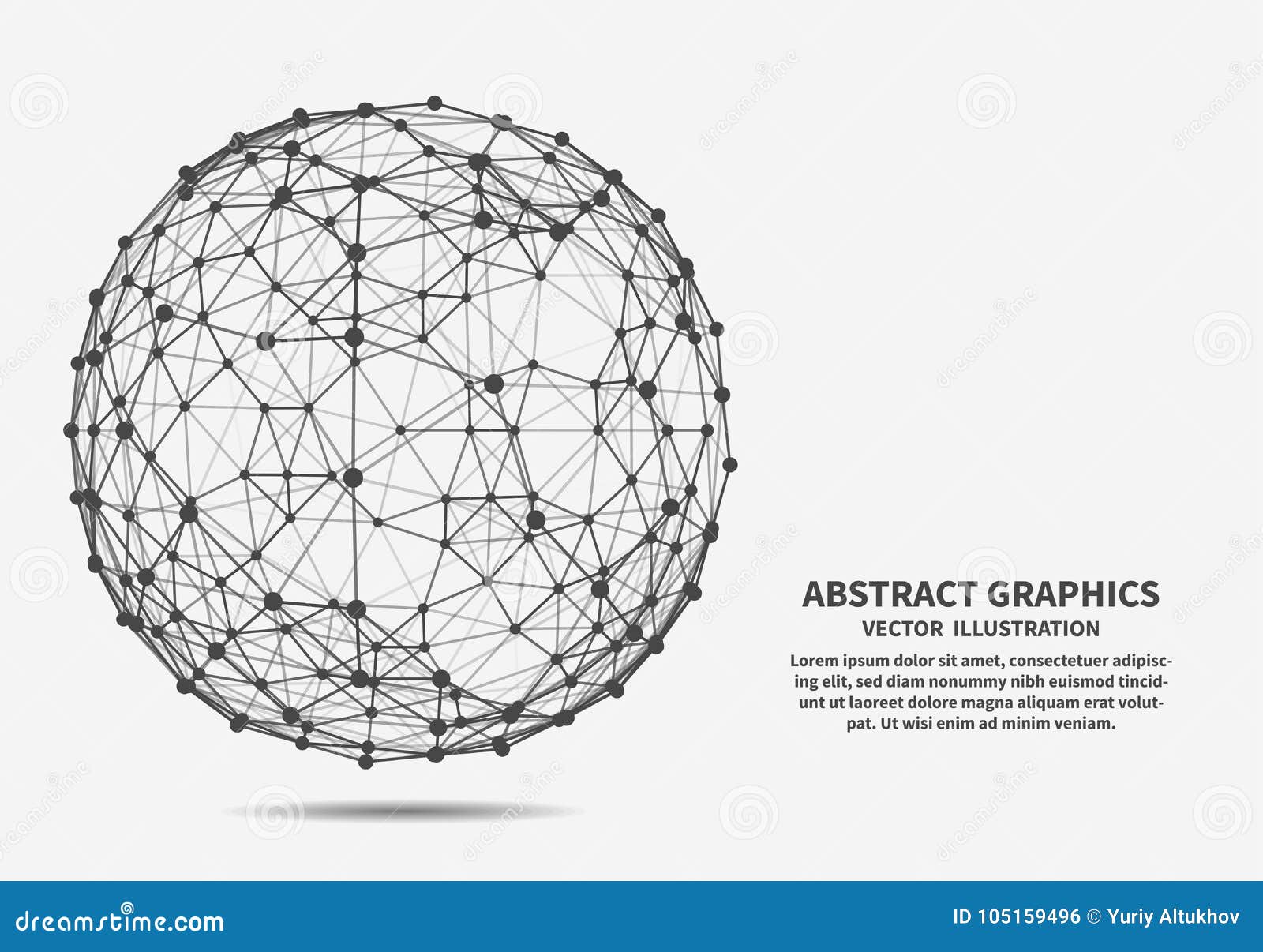 Sphere, Vector Illustration. Network Connections. Stock Vector ...