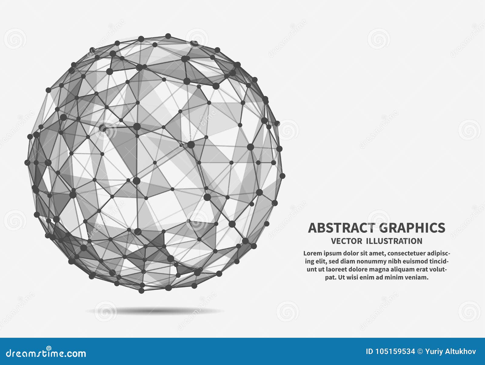 Sphere, Vector Illustration. Network Connections. Stock Vector ...