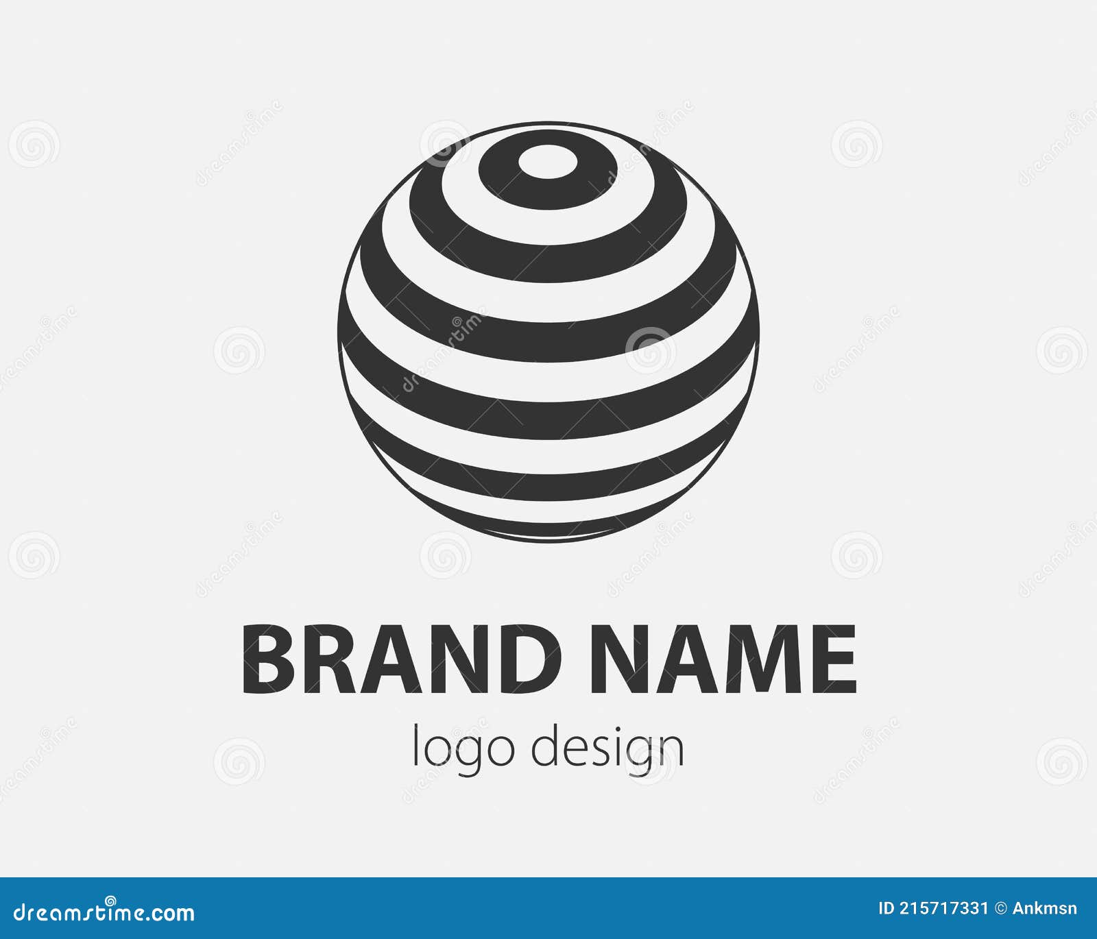 Sphere Vector Logo Design Template for Business. Global Icon Stock ...