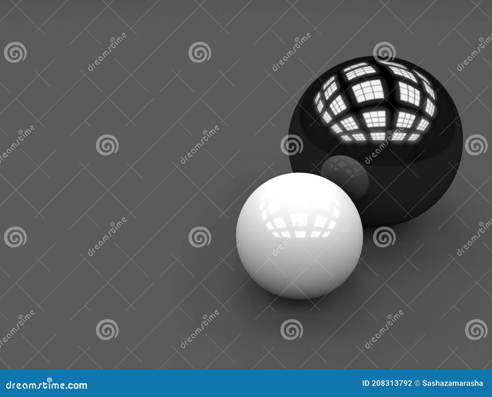 Spheres of Balls Abstract Background. Realistic 3d Shapes Stock ...