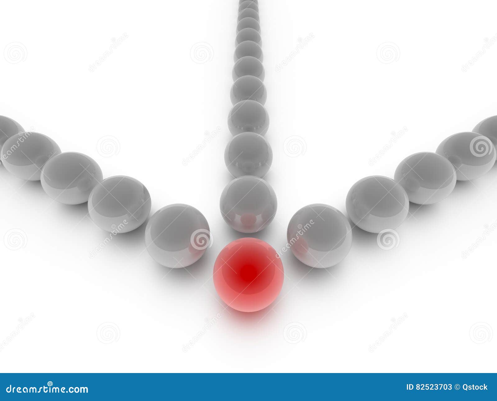 Spheres Teamwork Shows Leadership Bubble And Authority Stock Image ...