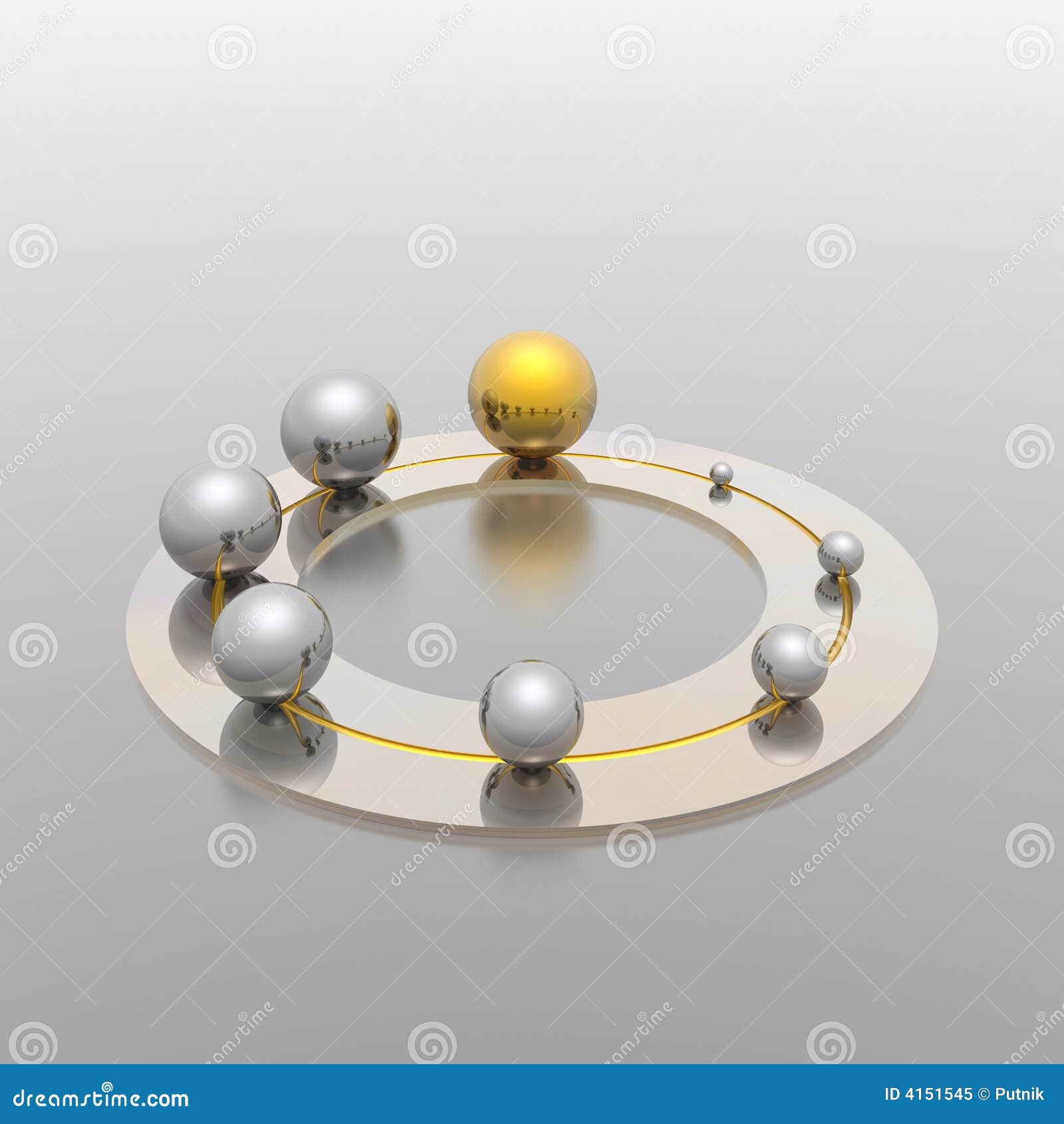 Spheres diagram stock illustration. Illustration of golden - 4151545