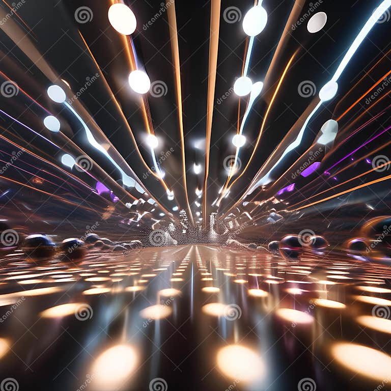 Spheres of Light Moving and Interacting in a Choreographed Dance of ...