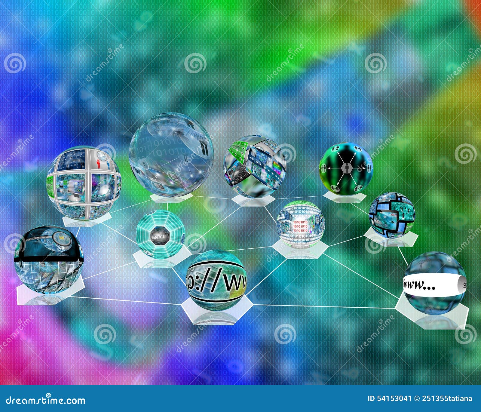 Spheres stock illustration. Illustration of broadcast - 54153041