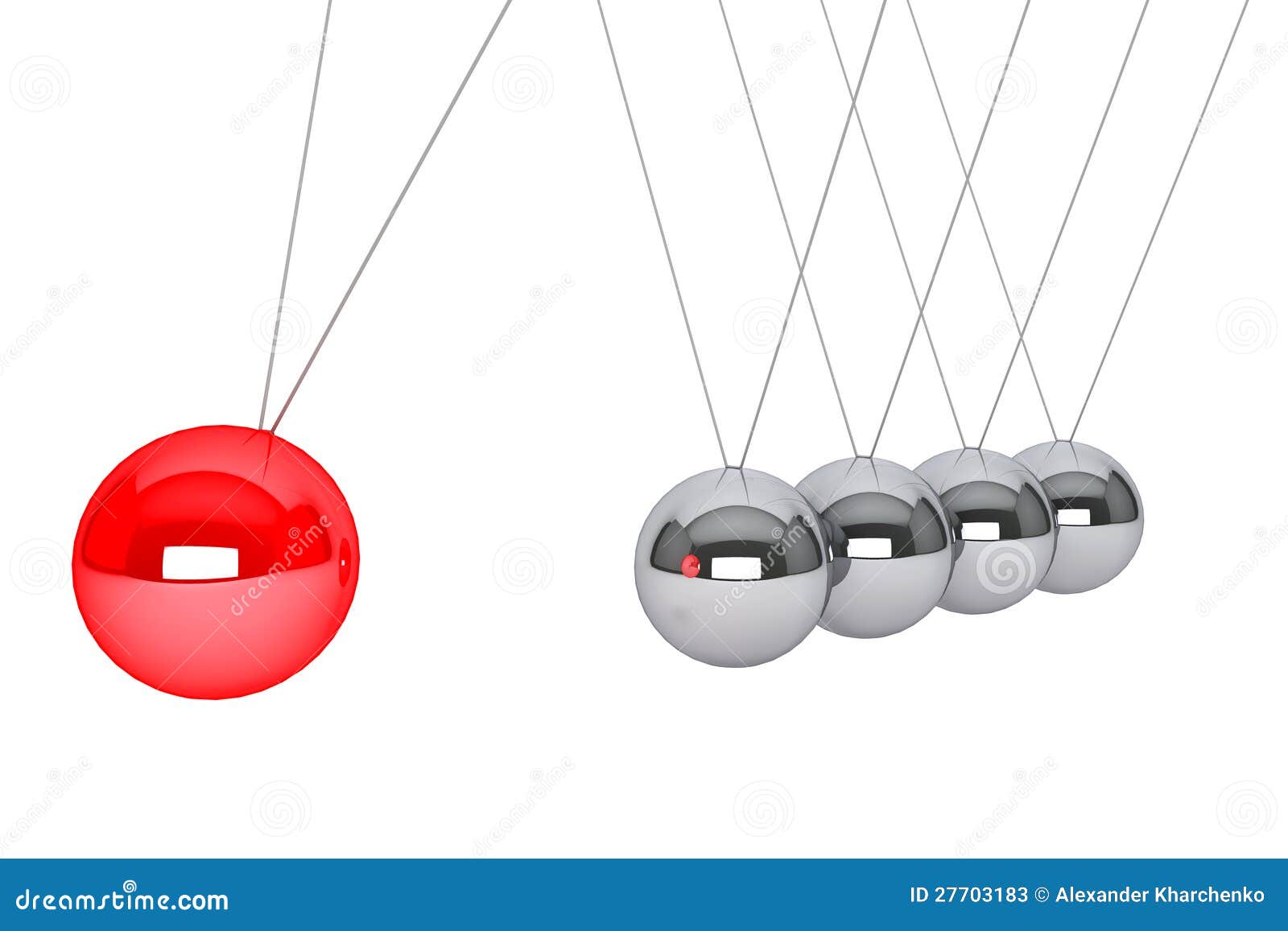 Spheres of Newton stock illustration. Illustration of action - 27703183