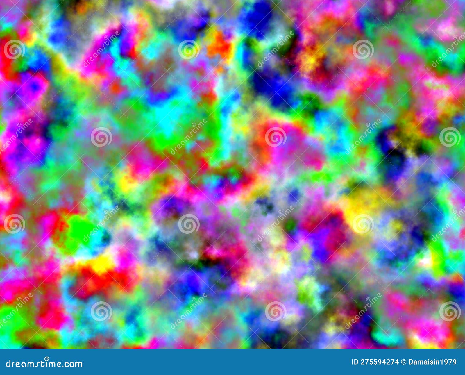 Colorful Rainbow Clouds, Shapes, Squares, Waves, Abstract Background ...