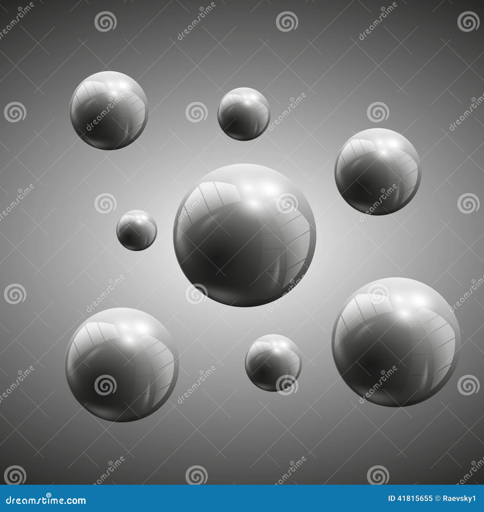 Spheres Vector Illustration Stock Vector - Illustration of digital ...