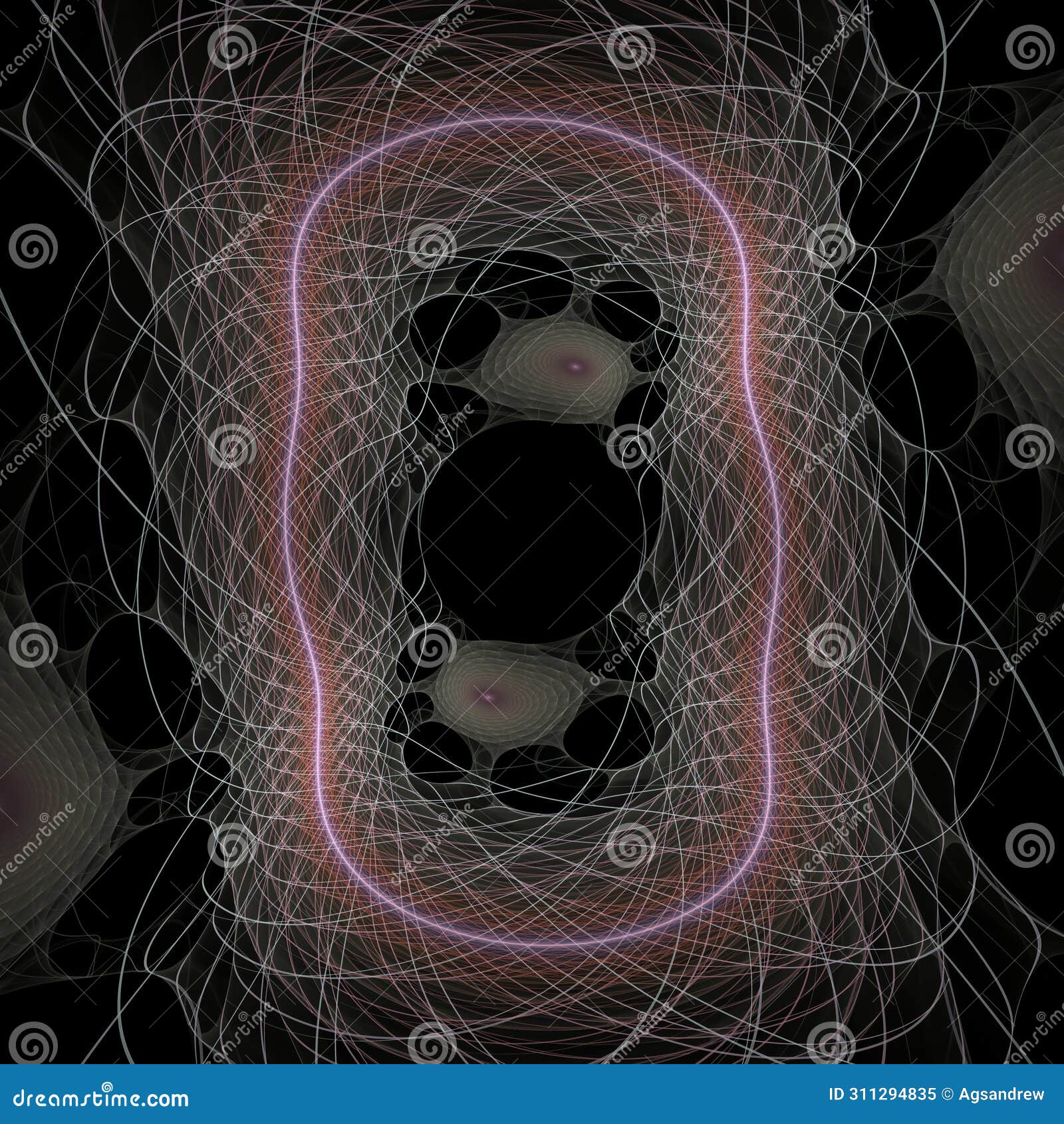 Spheres of Vibration stock image. Image of rendering - 311294835