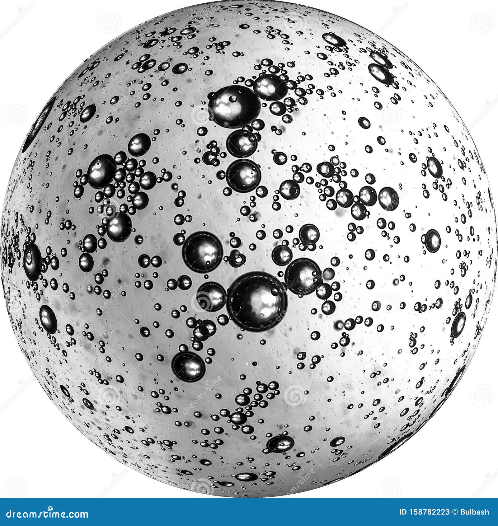 Spherical Abstraction of a Planet Stock Image - Image of abstraction ...