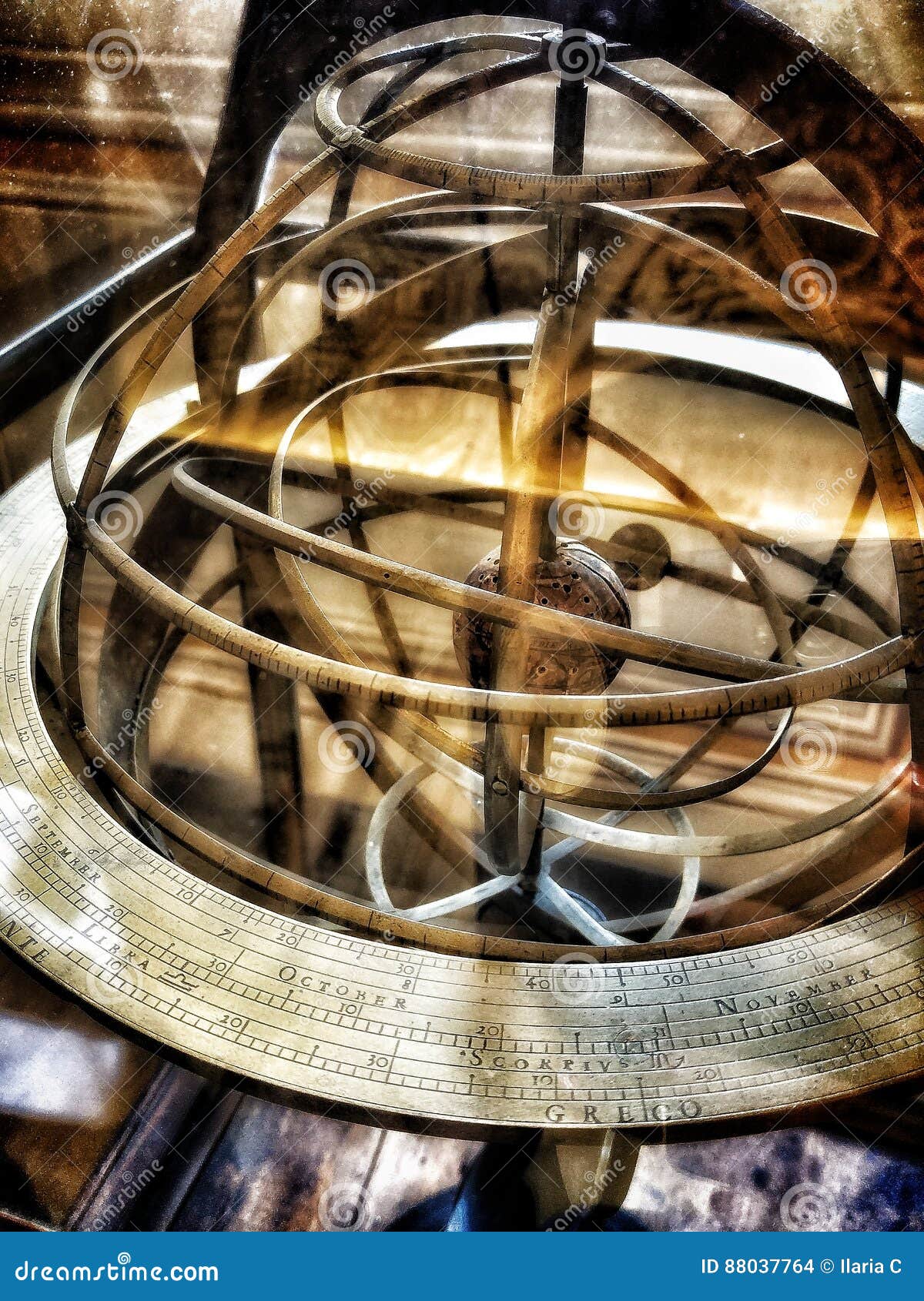 The spherical astrolabe stock photo. Image of sferical - 88037764