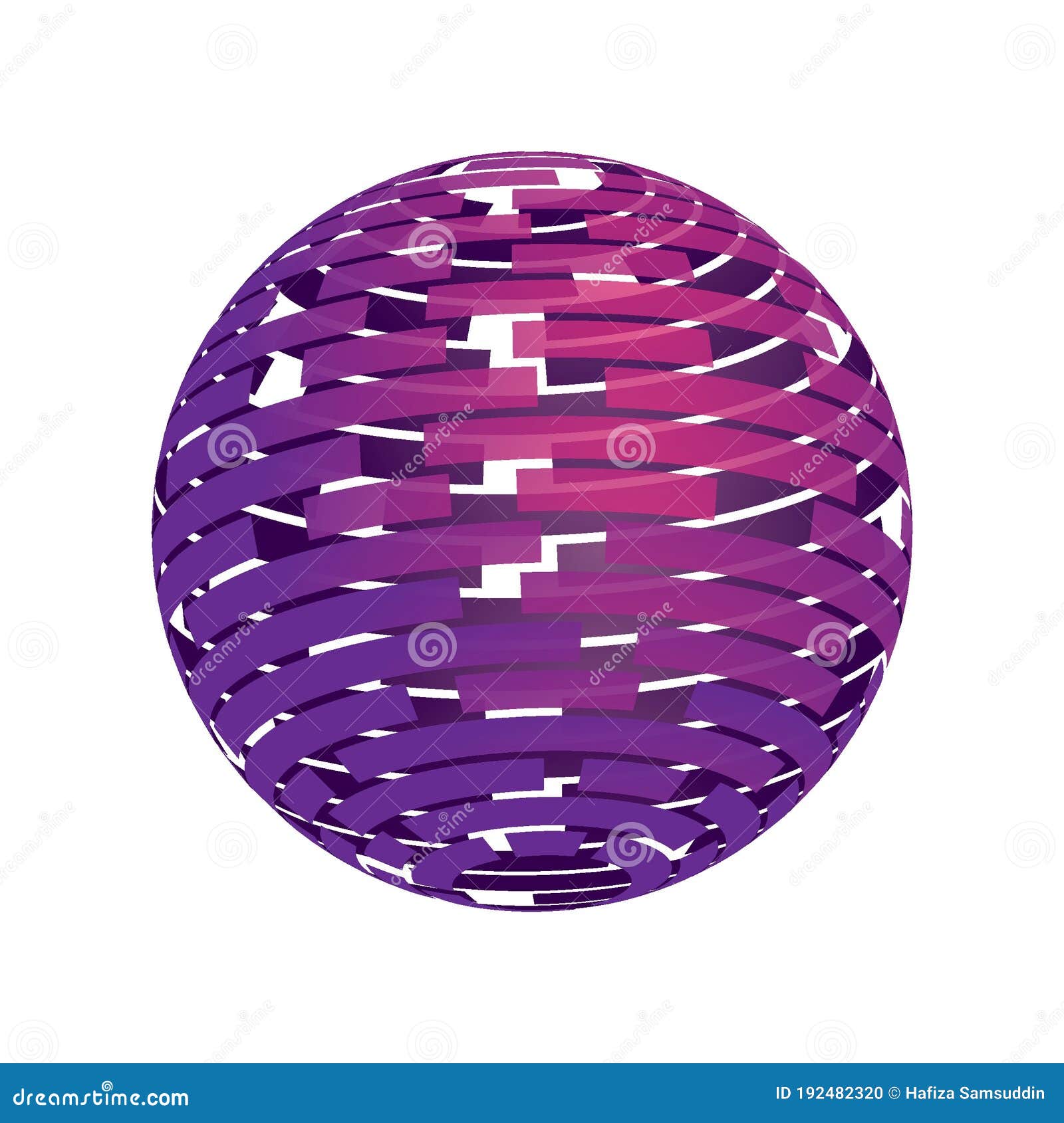 Spherical Element Design. Vector Illustration Decorative Design Stock ...