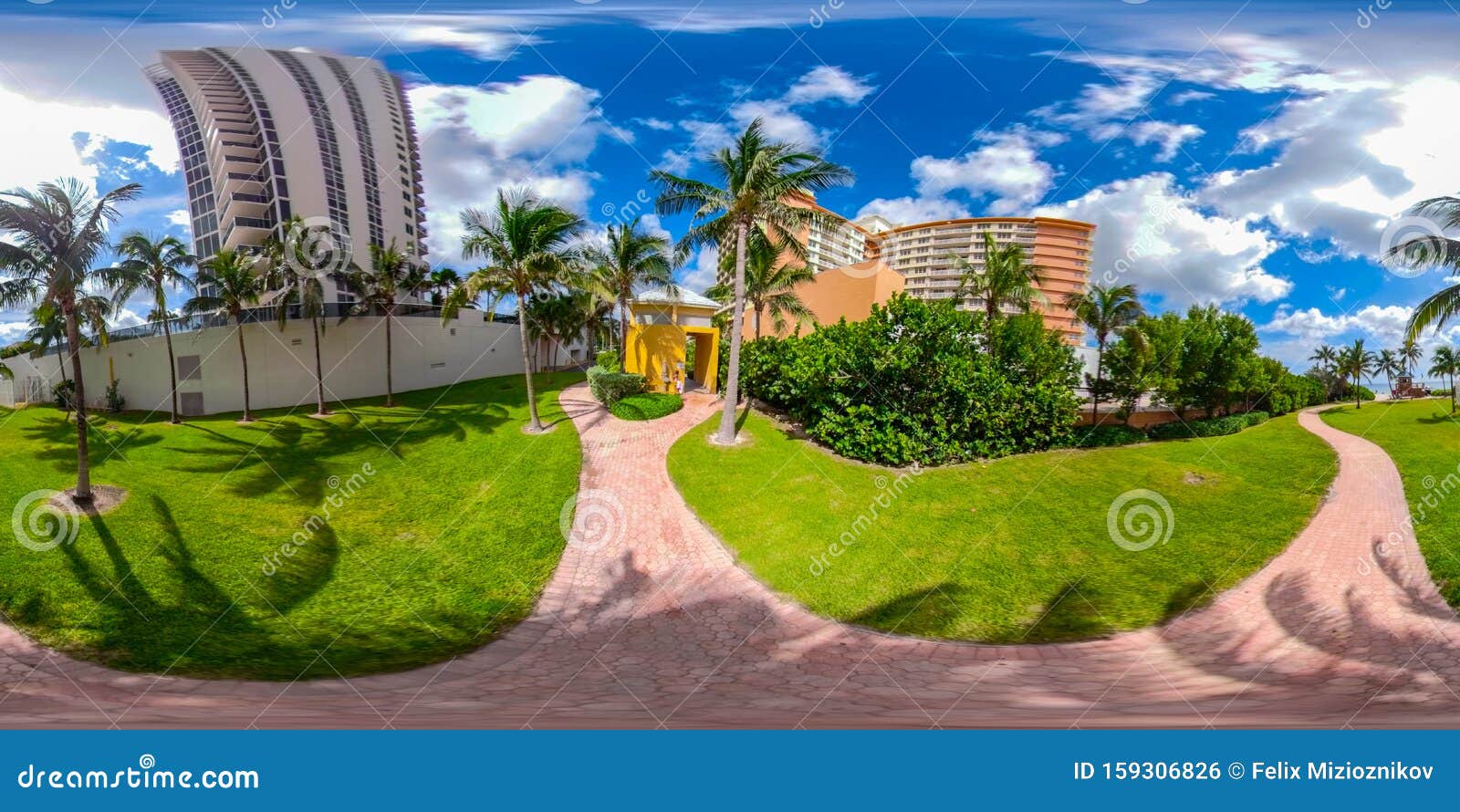 360 Vr Equirectangular Photo Of Bal Harbour 96th Street And Collins ...