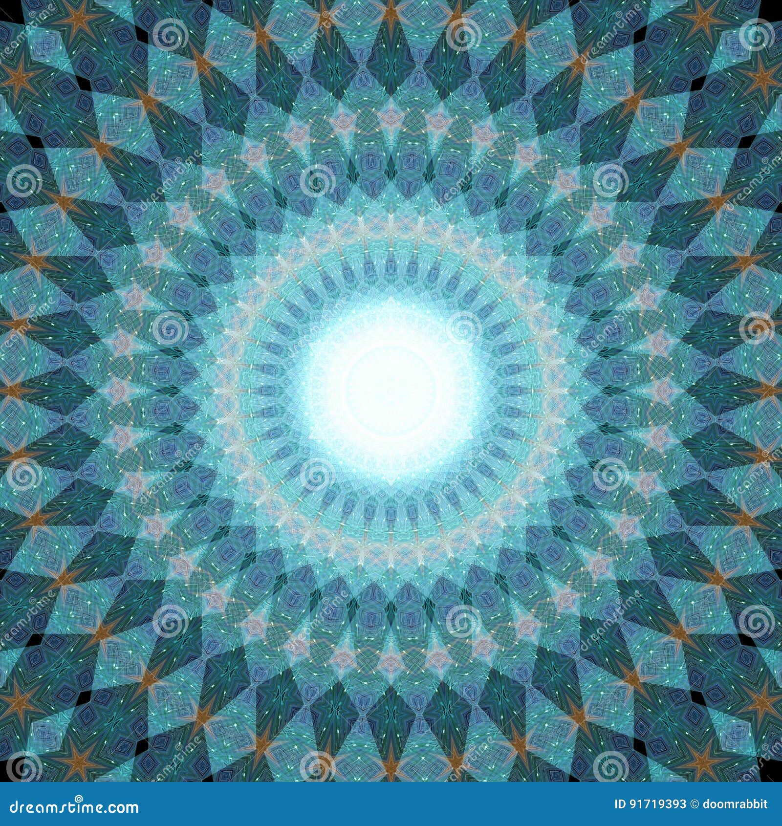 Spherical fractal artwork stock illustration. Illustration of glow ...