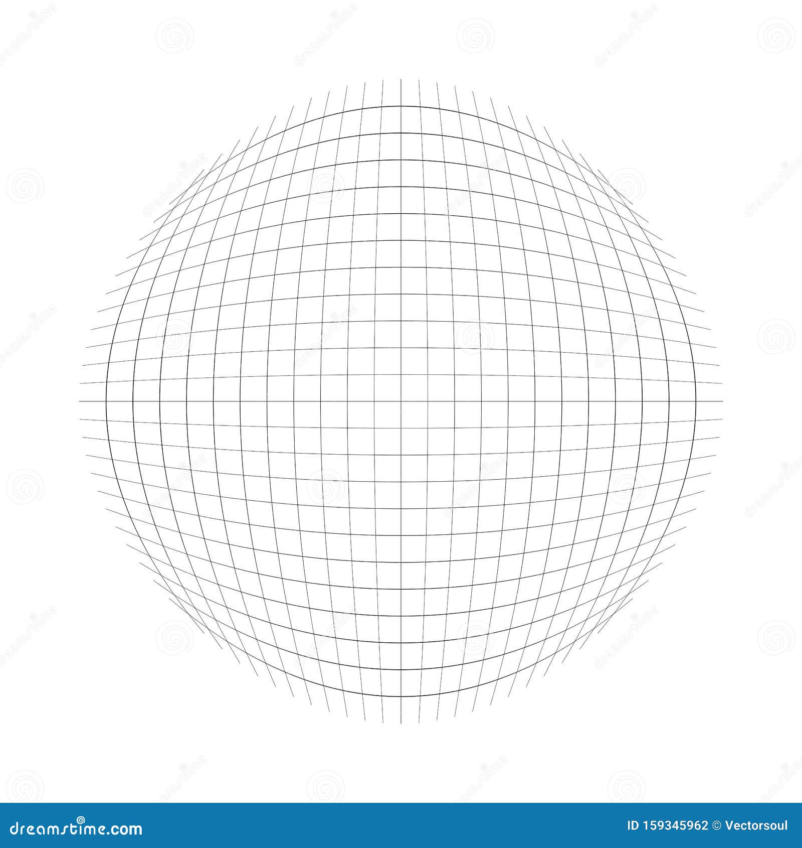 Spherical, Globular Mesh, Grid. Convex, Bulbous, Circular Pattern ...
