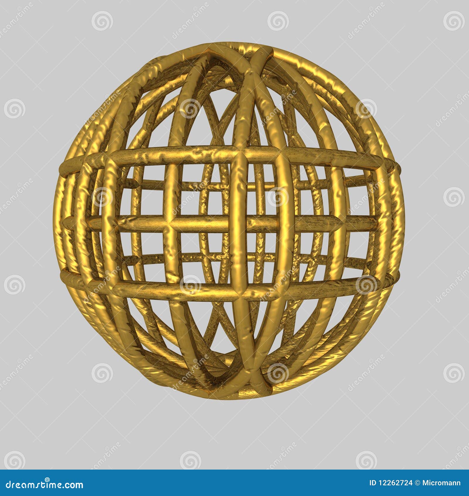 Spherical Cage Stock Image | CartoonDealer.com #4433413