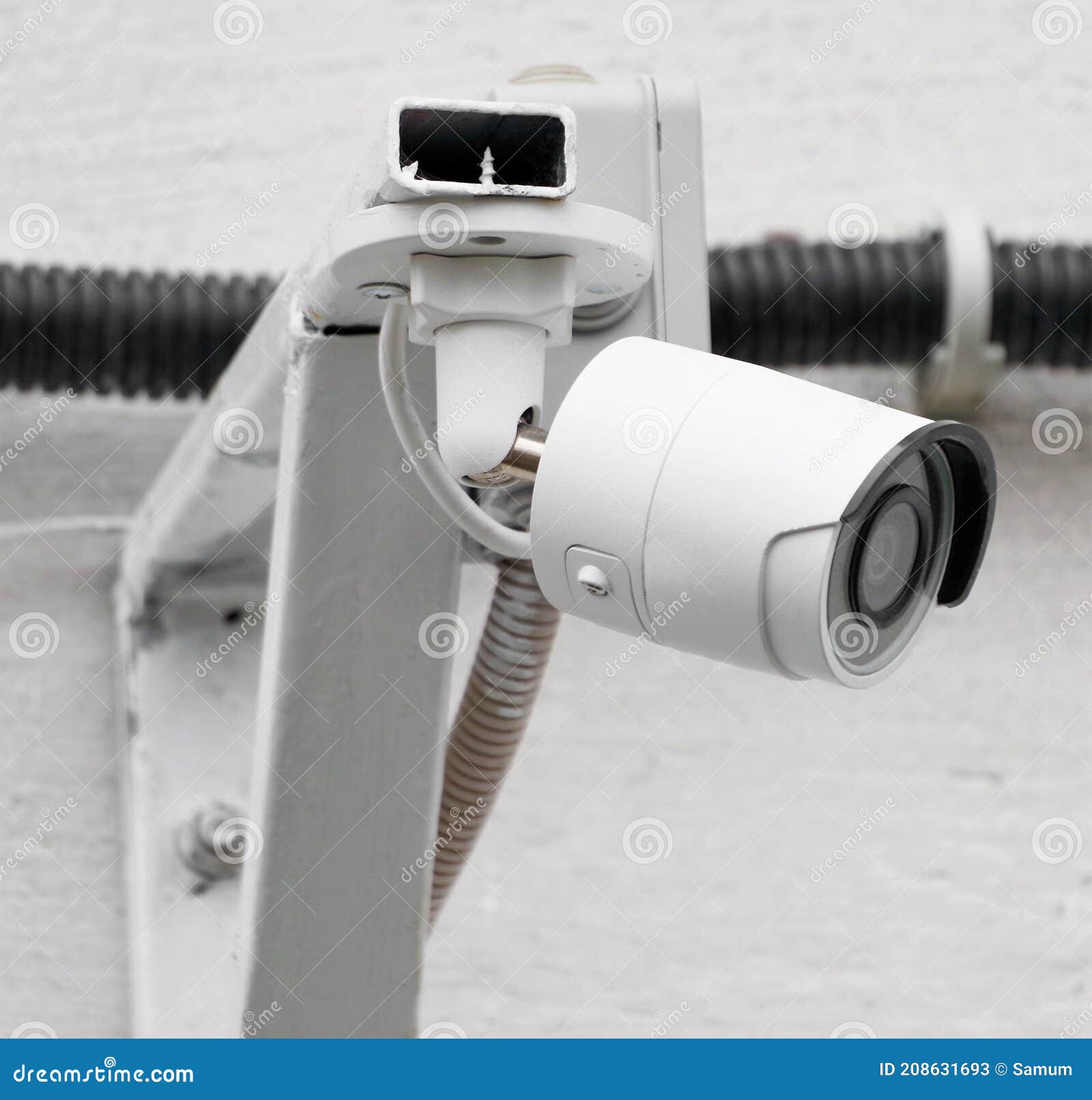 Spherical IP Security Camera Stock Image - Image of video, electronic ...