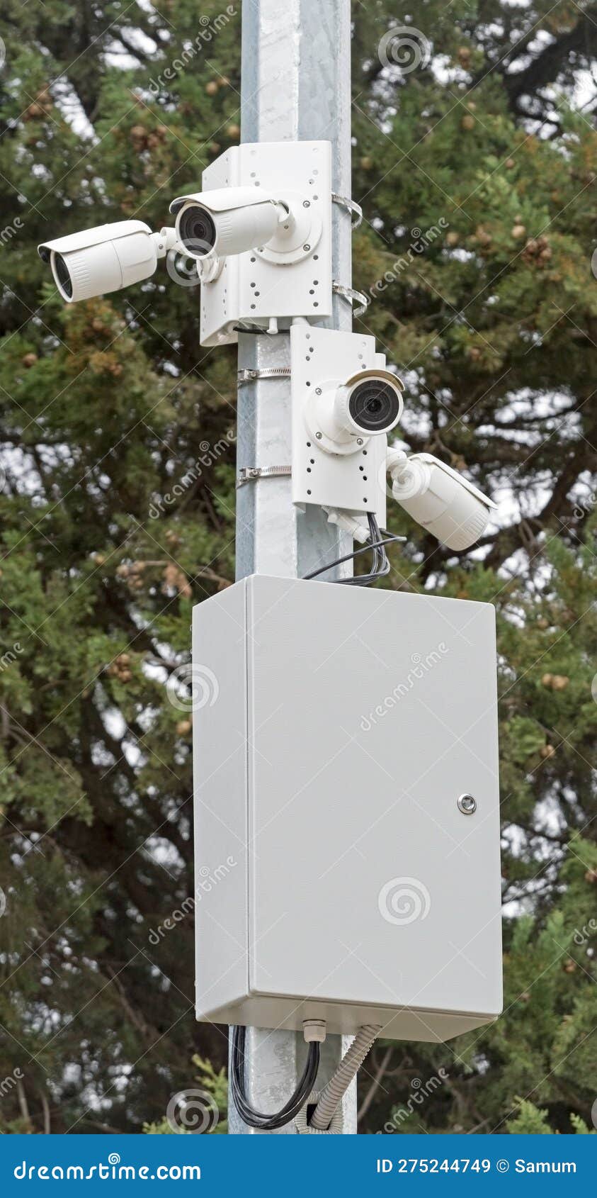 Spherical IP Security Camera Stock Image - Image of surveillance ...