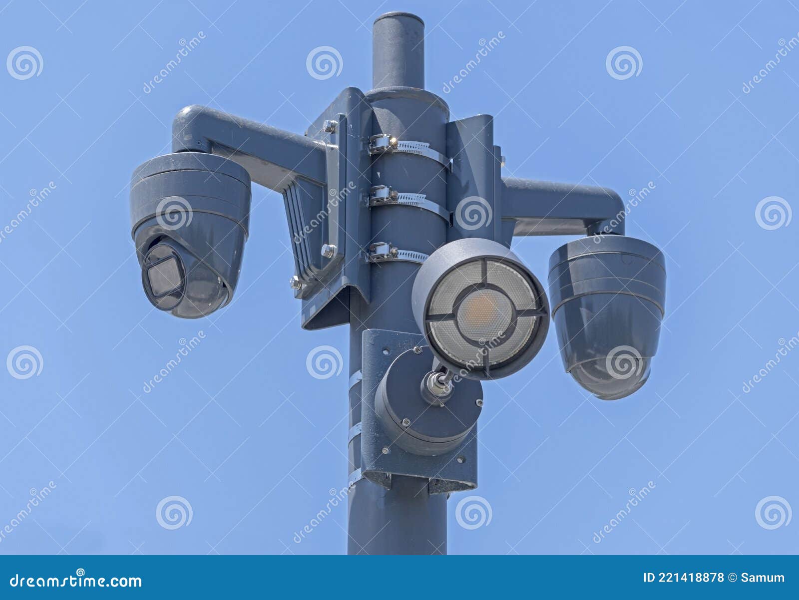 Spherical IP Security Camera Stock Photo - Image of equipment, system ...