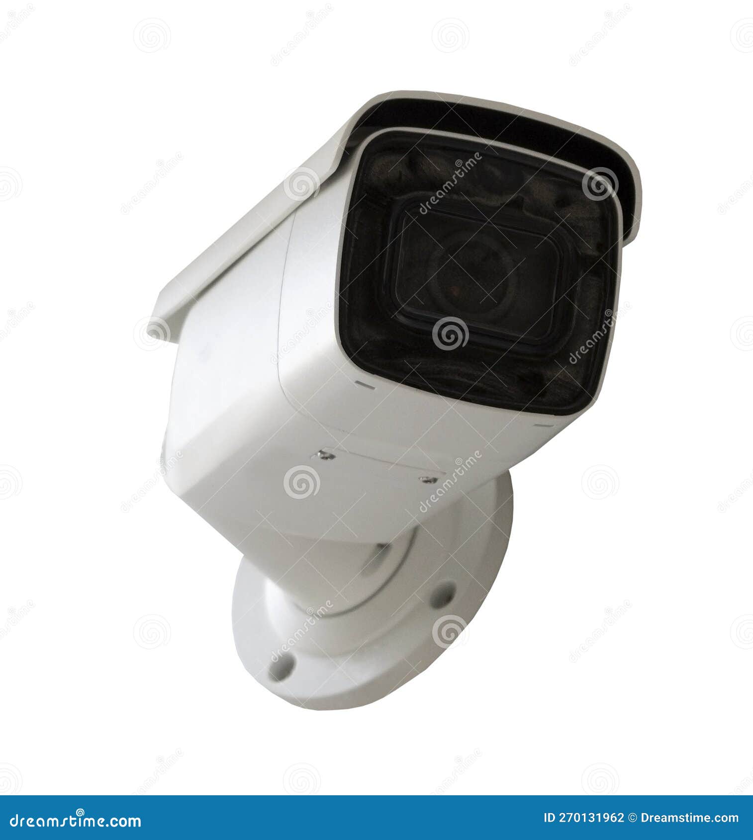 Spherical IP Security Camera on White Stock Photo - Image of equipment ...
