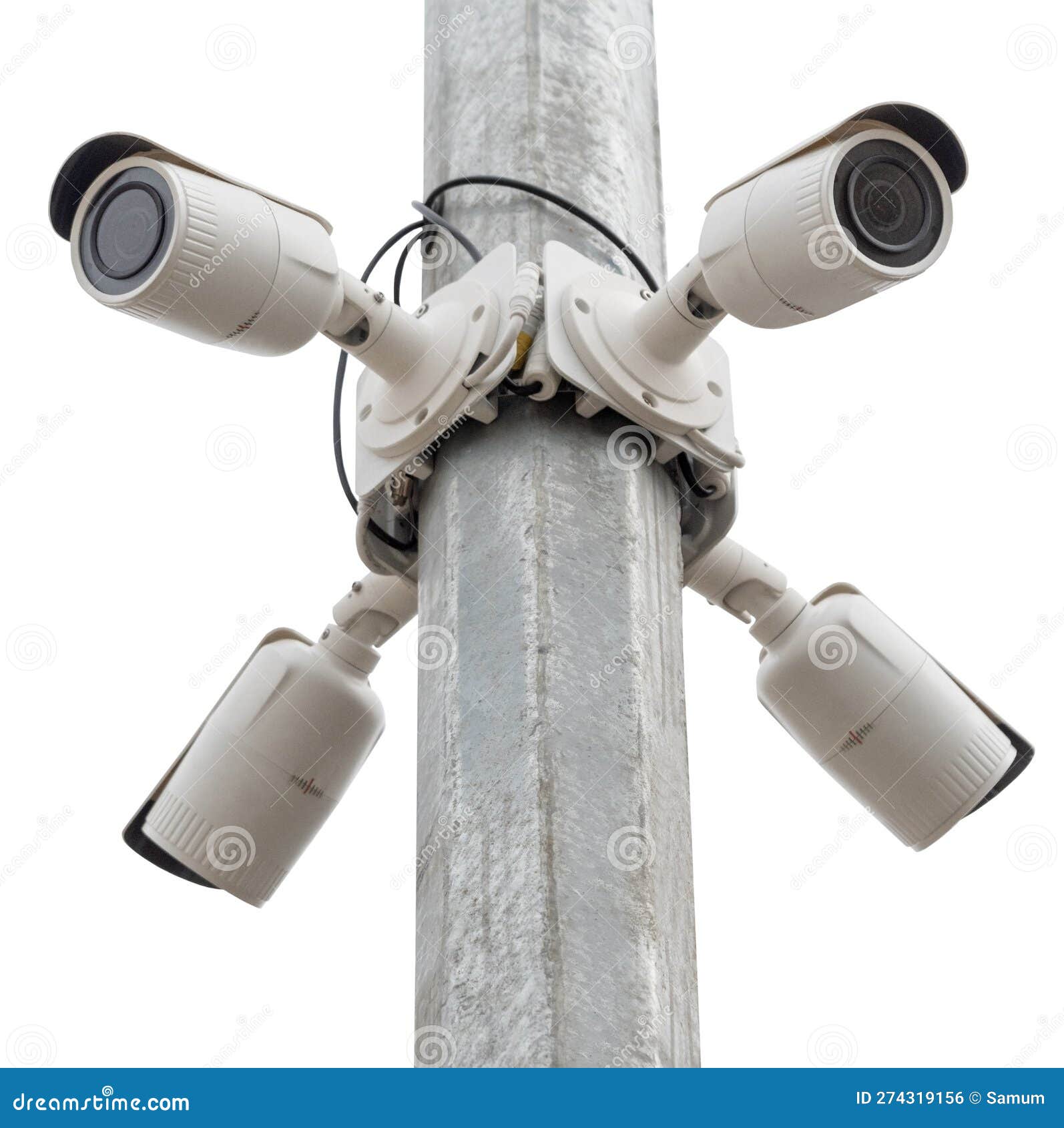 Spherical IP Security Camera Stock Photo - Image of product, cutout ...