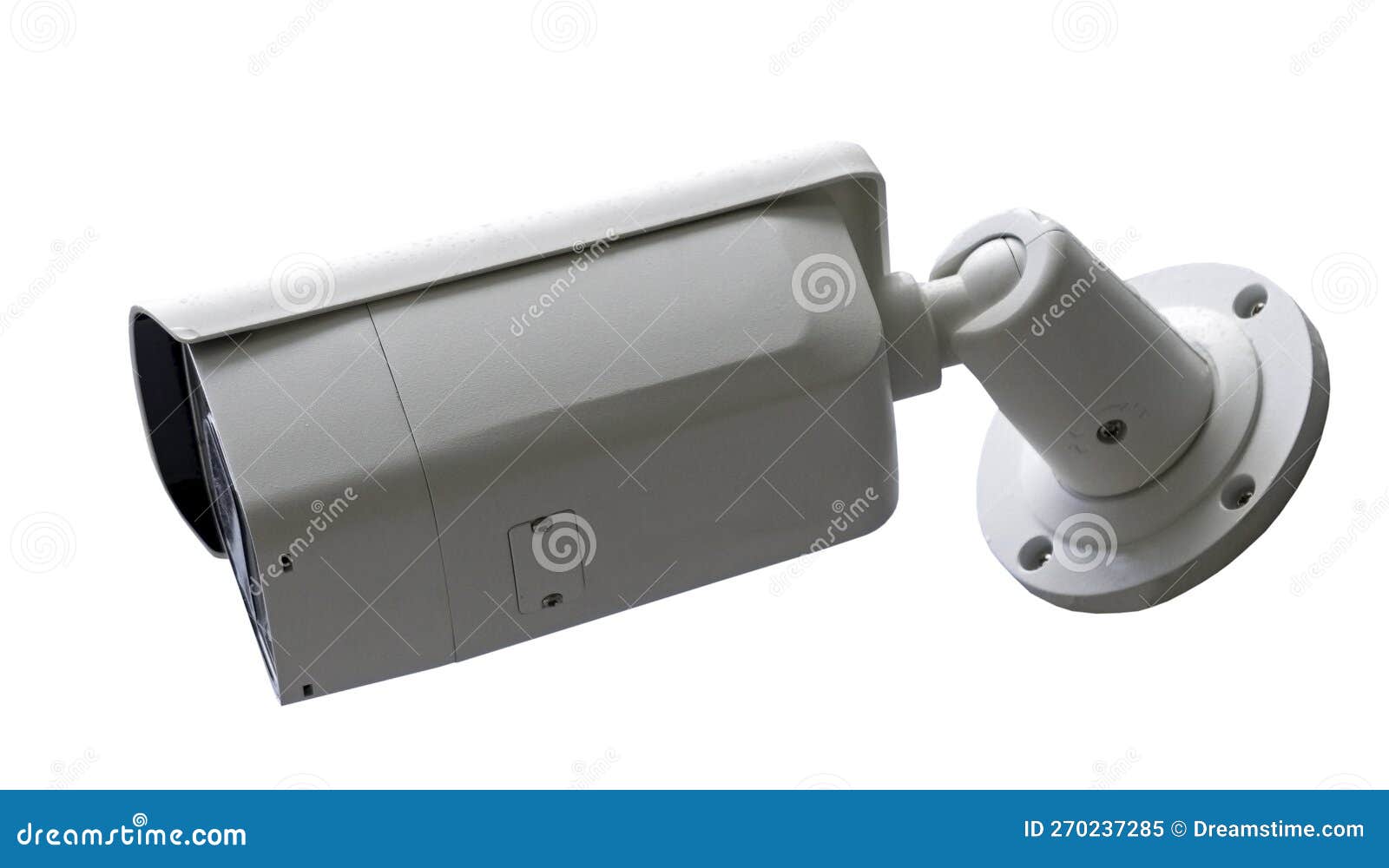 Spherical IP Security Camera on White Stock Image - Image of camera ...