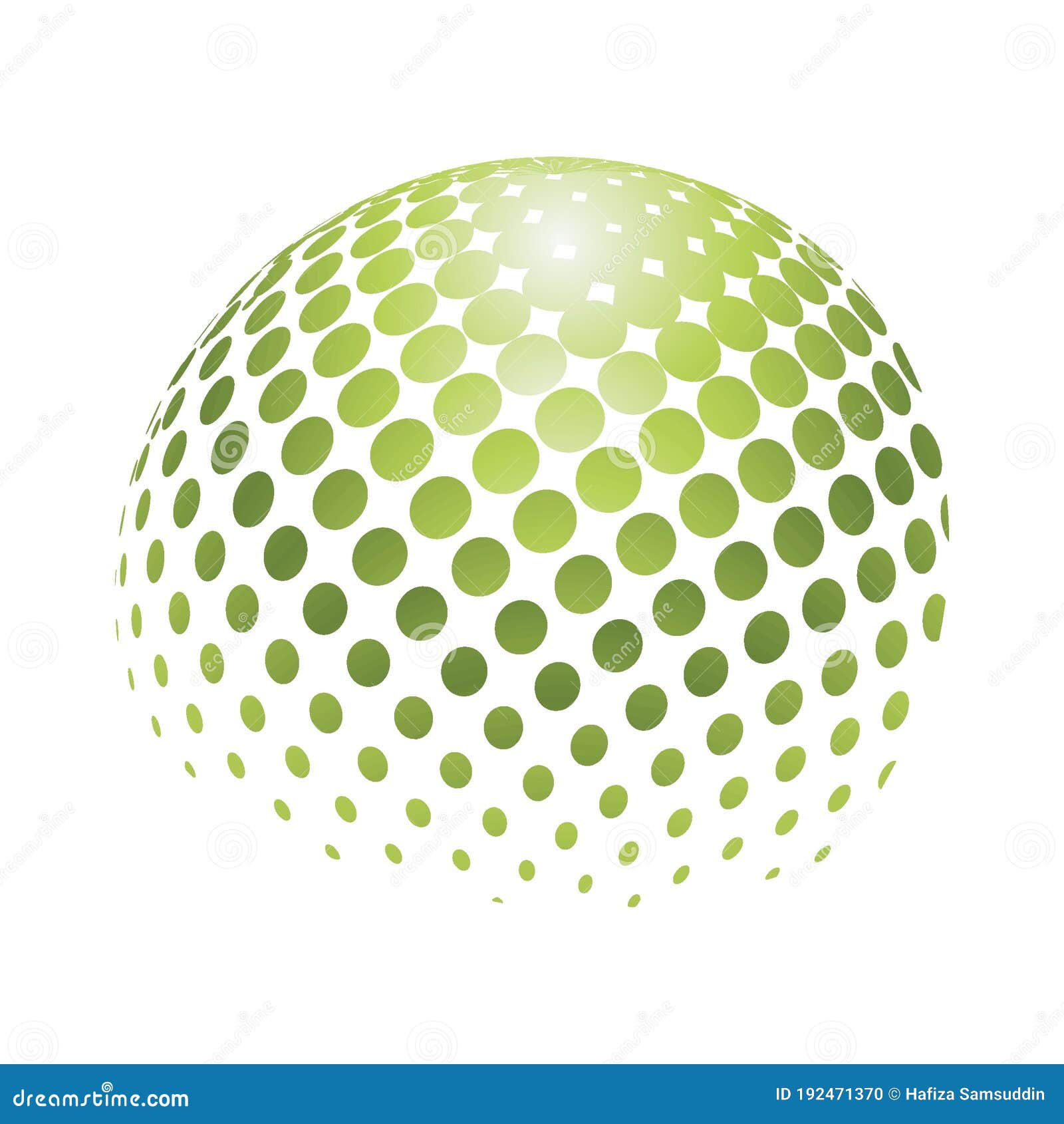 Spherical Logo Element Design. Stock Vector - Illustration of round ...