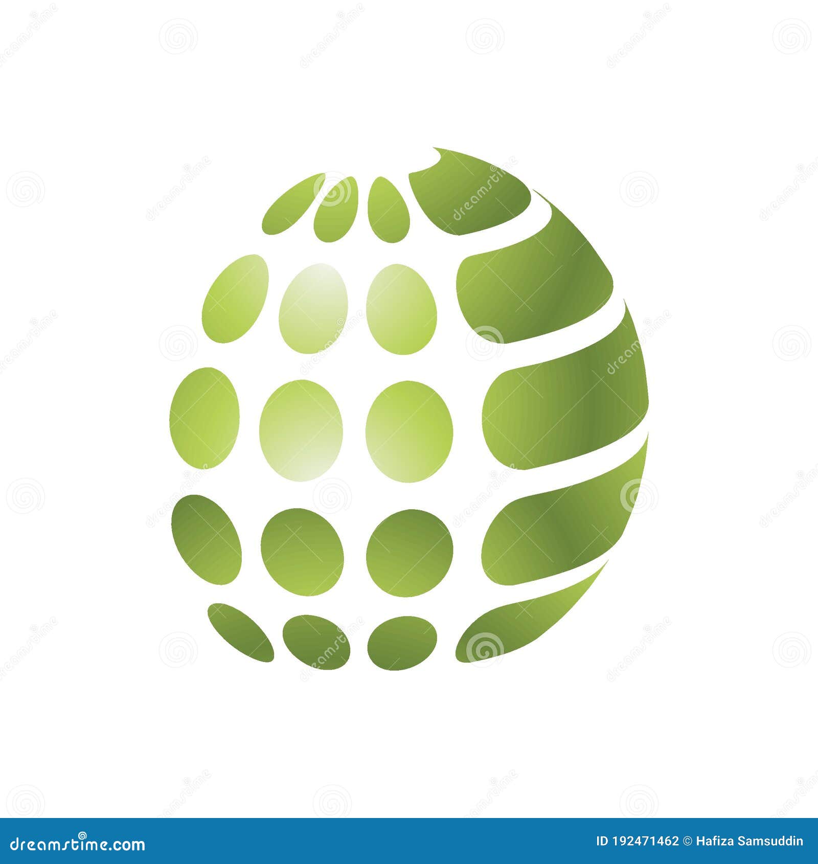 Spherical Logo Element Design. Stock Vector - Illustration of spherical ...