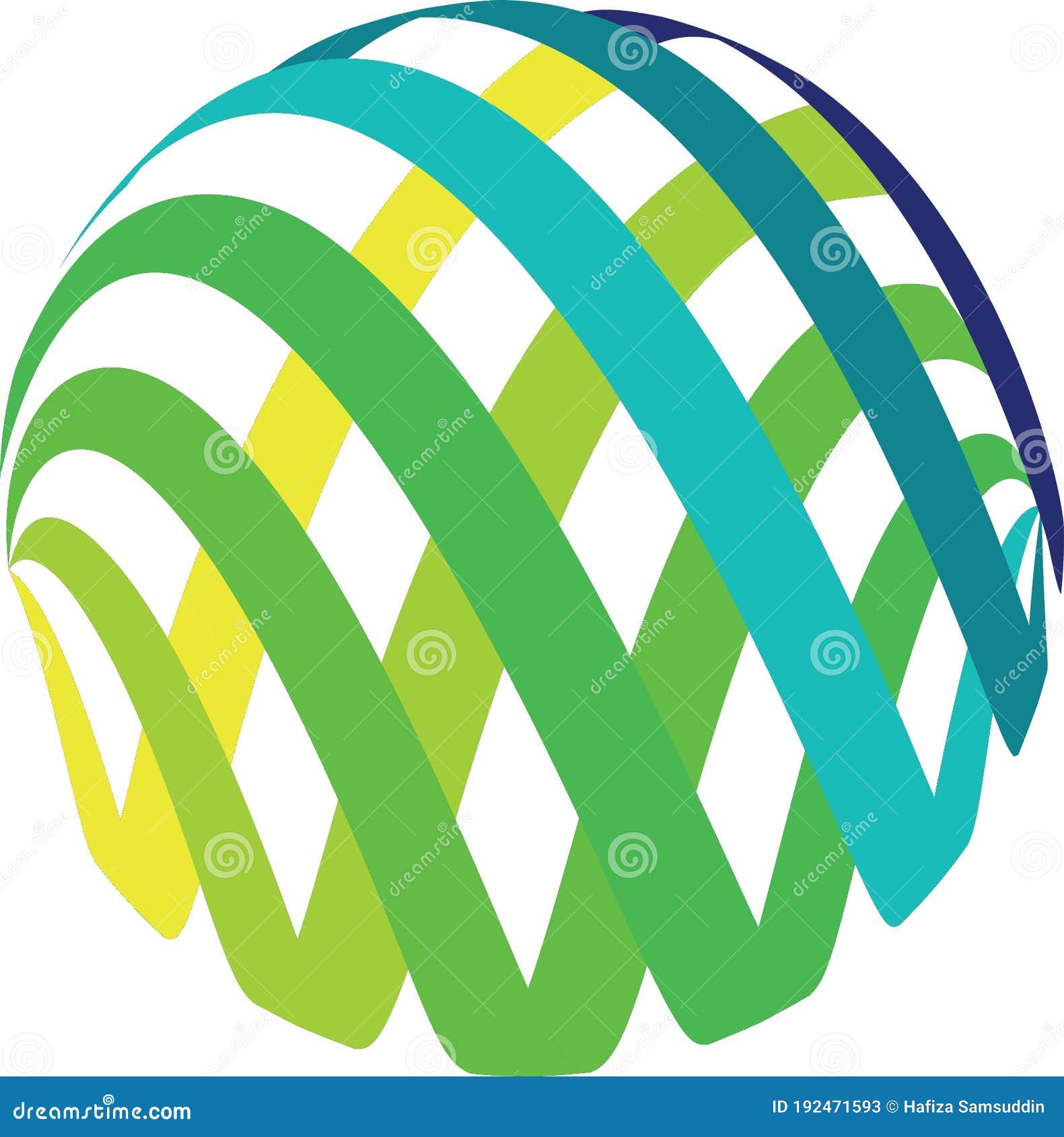 Spherical Logo Element Design. Stock Vector - Illustration of icon ...