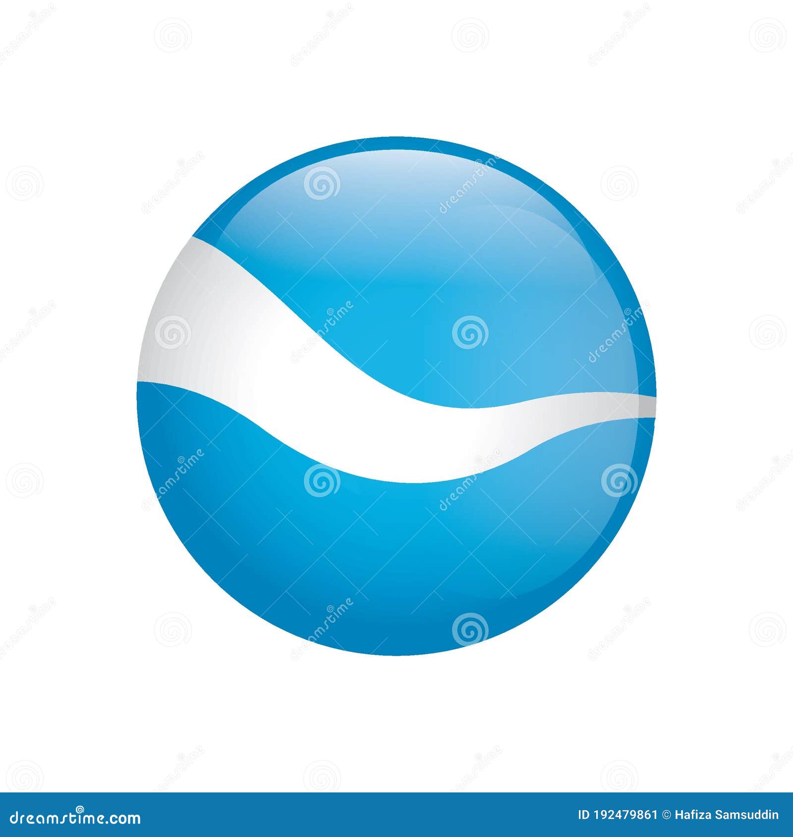 Spherical Logo Element Design. Vector Illustration Decorative Design ...