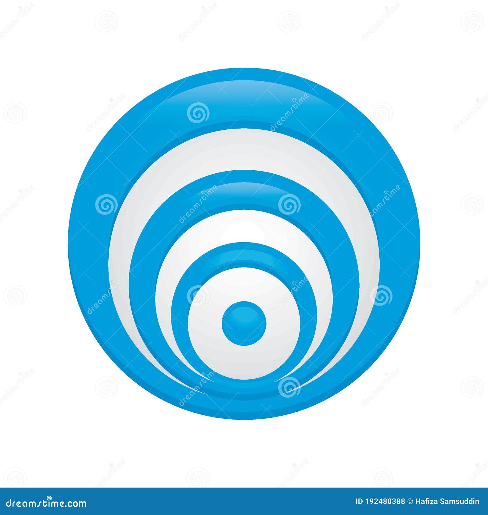 Spherical Logo Element Design. Vector Illustration Decorative Design ...