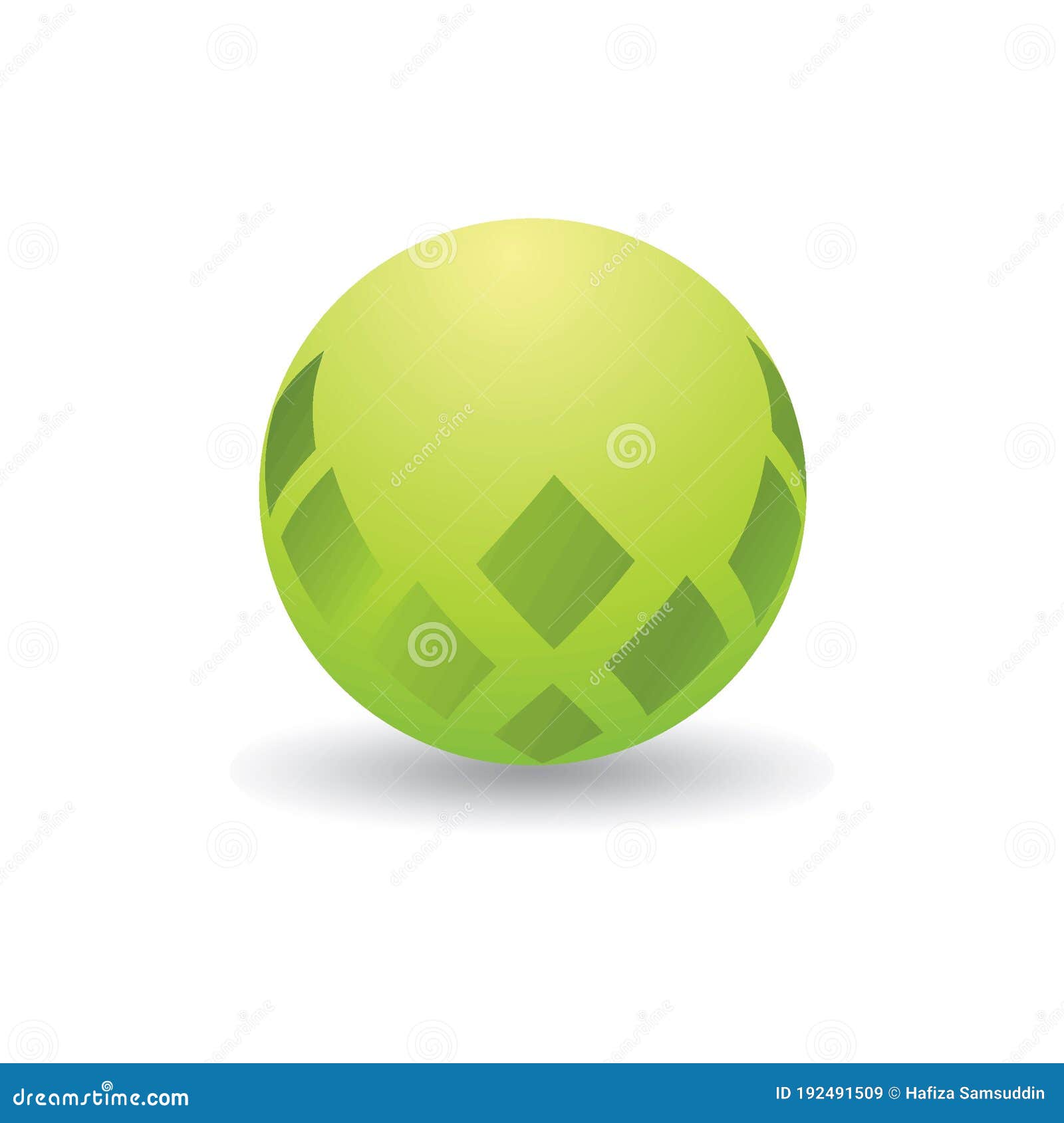 Spherical Logo Element Design. Vector Illustration Decorative Design ...