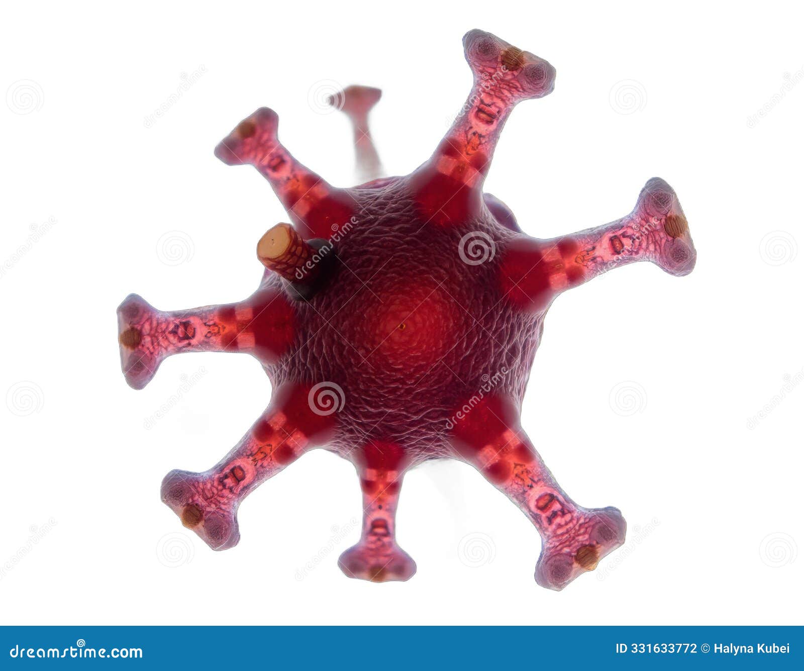 Spherical Spiral Virus on the Alpha Isolated Transparent Background ...