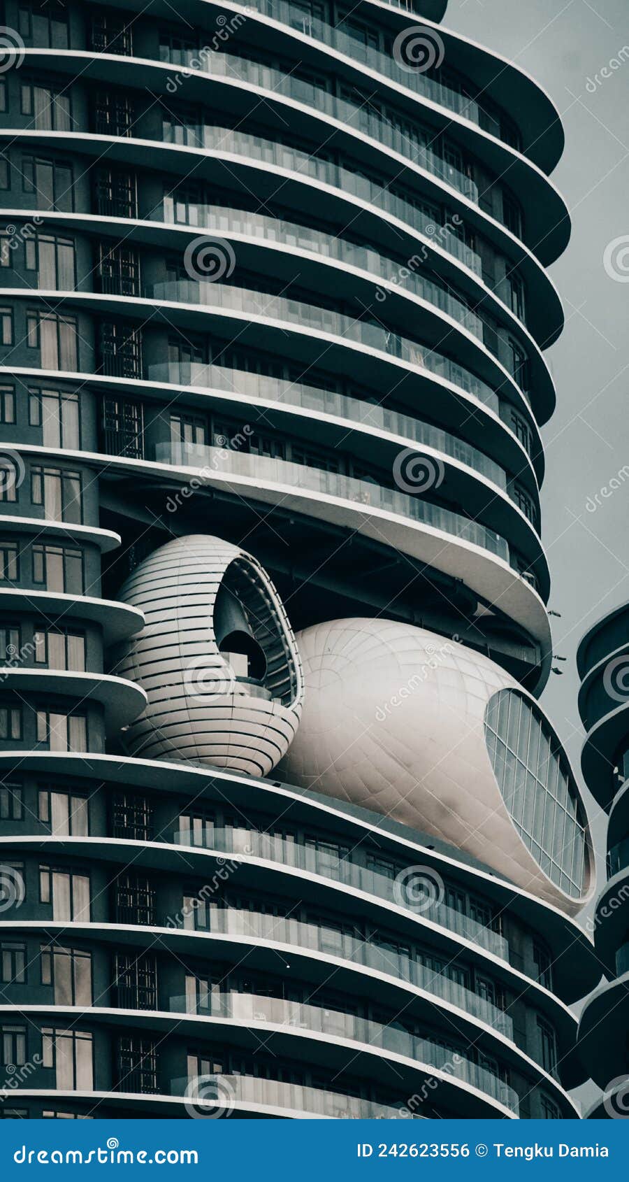Spherical Structure on Arte S Tower, Penang Editorial Photo - Image of ...