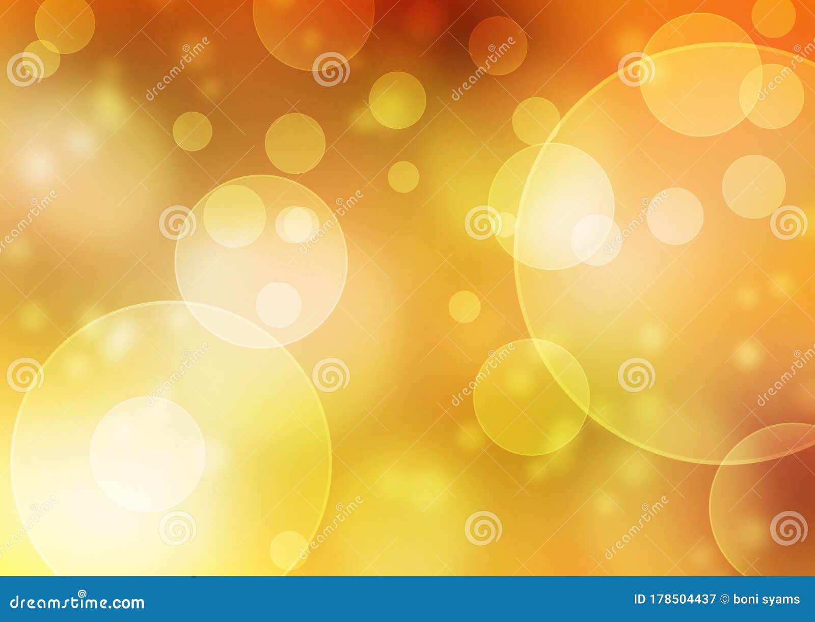 Light Bokeh Yellow Wallpaper Beauty Stock Illustration - Illustration ...