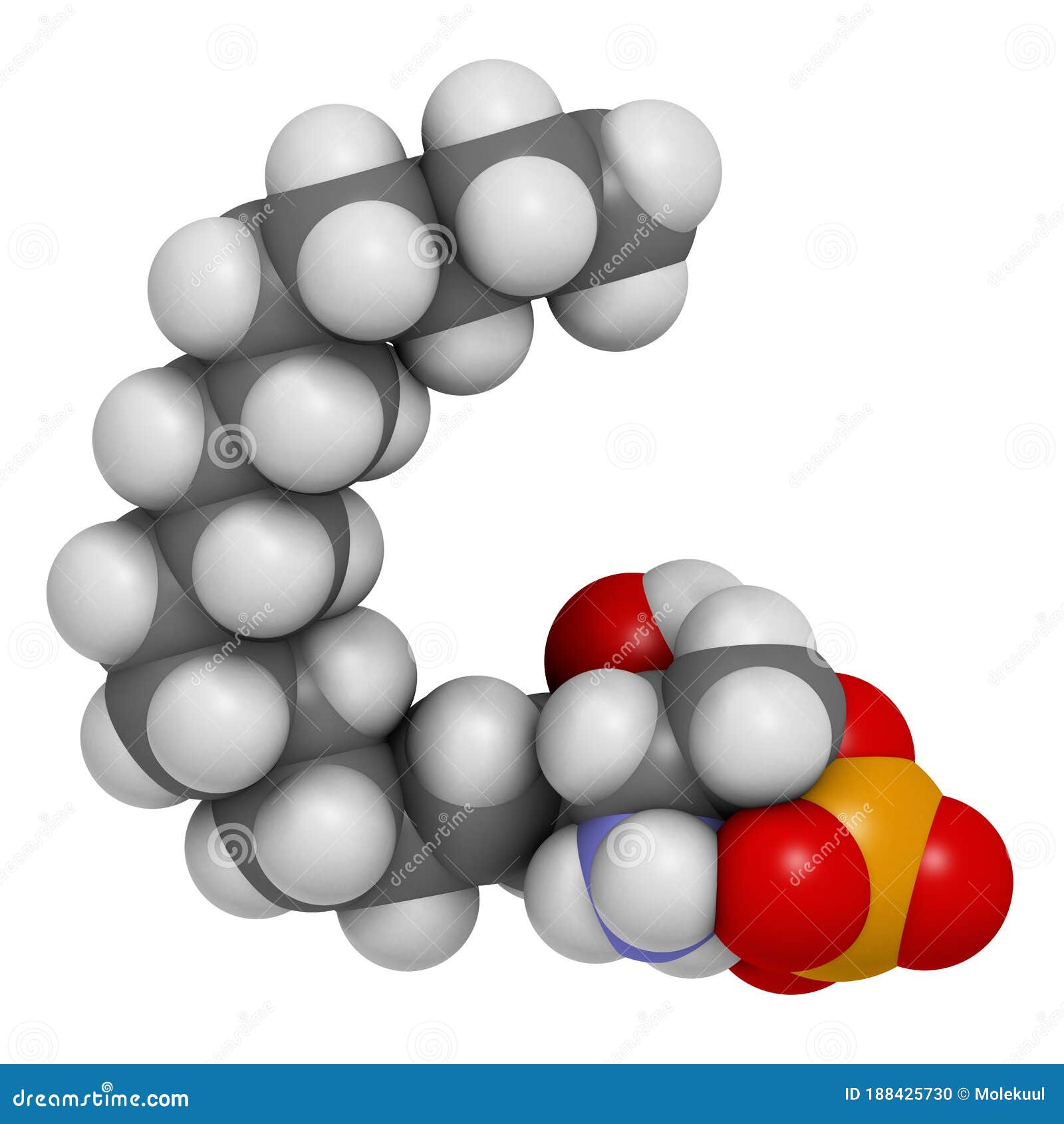 Sphingosine-1-phosphate Or S1P Signaling Molecule. Skeletal Formula ...