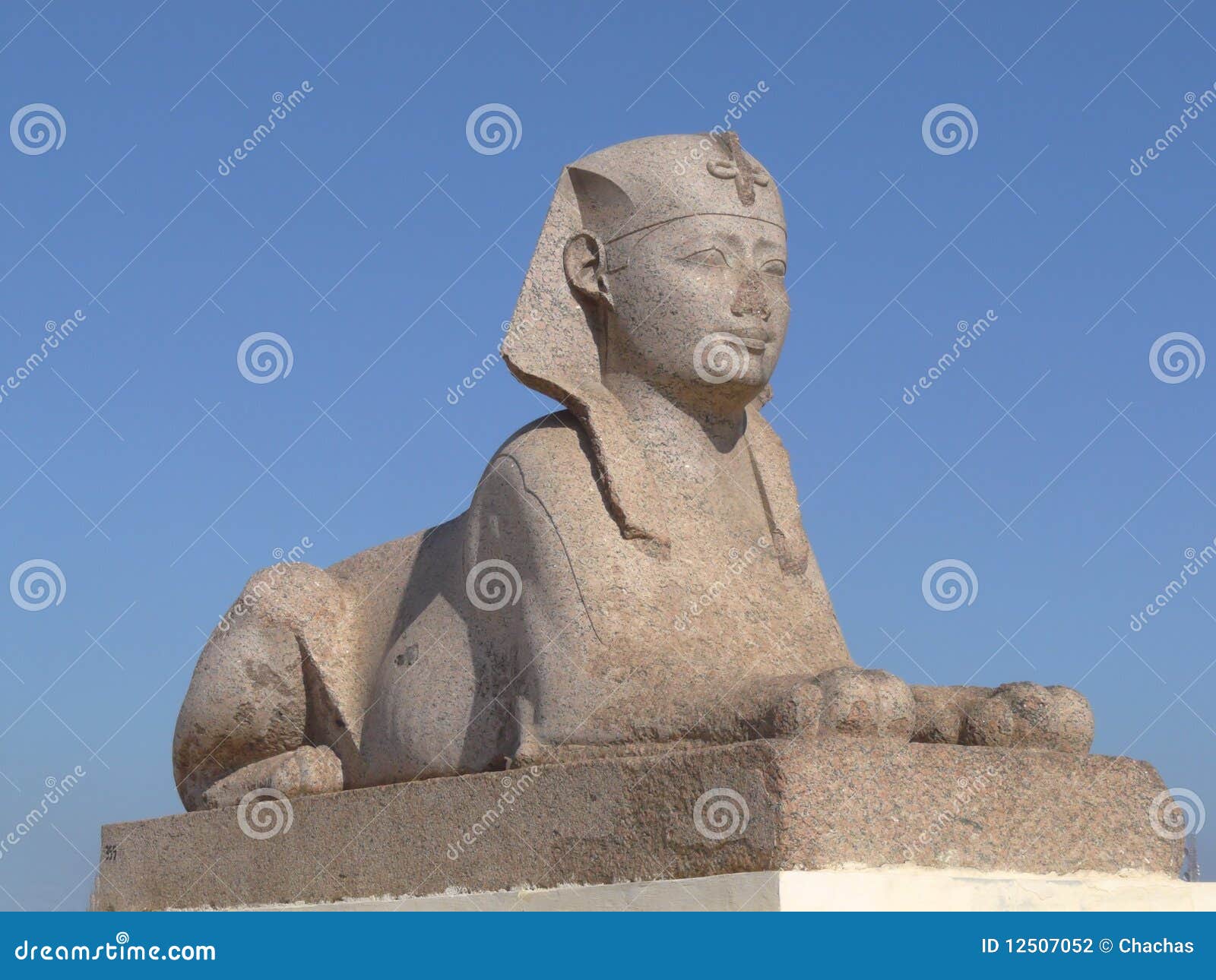 Sphinx stock photo. Image of serapeum, mediterranean - 12507052