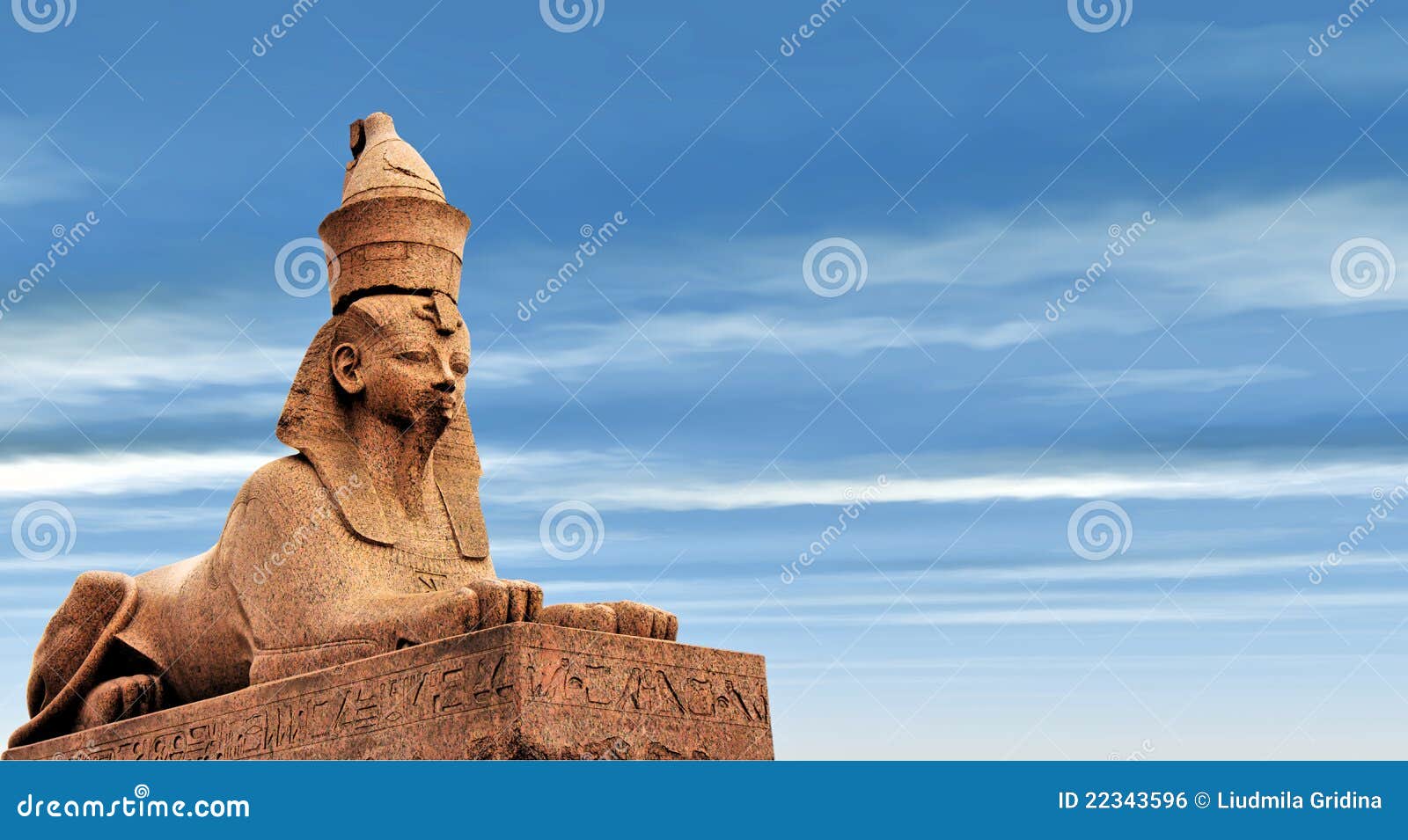 Sphinx stock photo. Image of ancient, head, archeology - 22343596