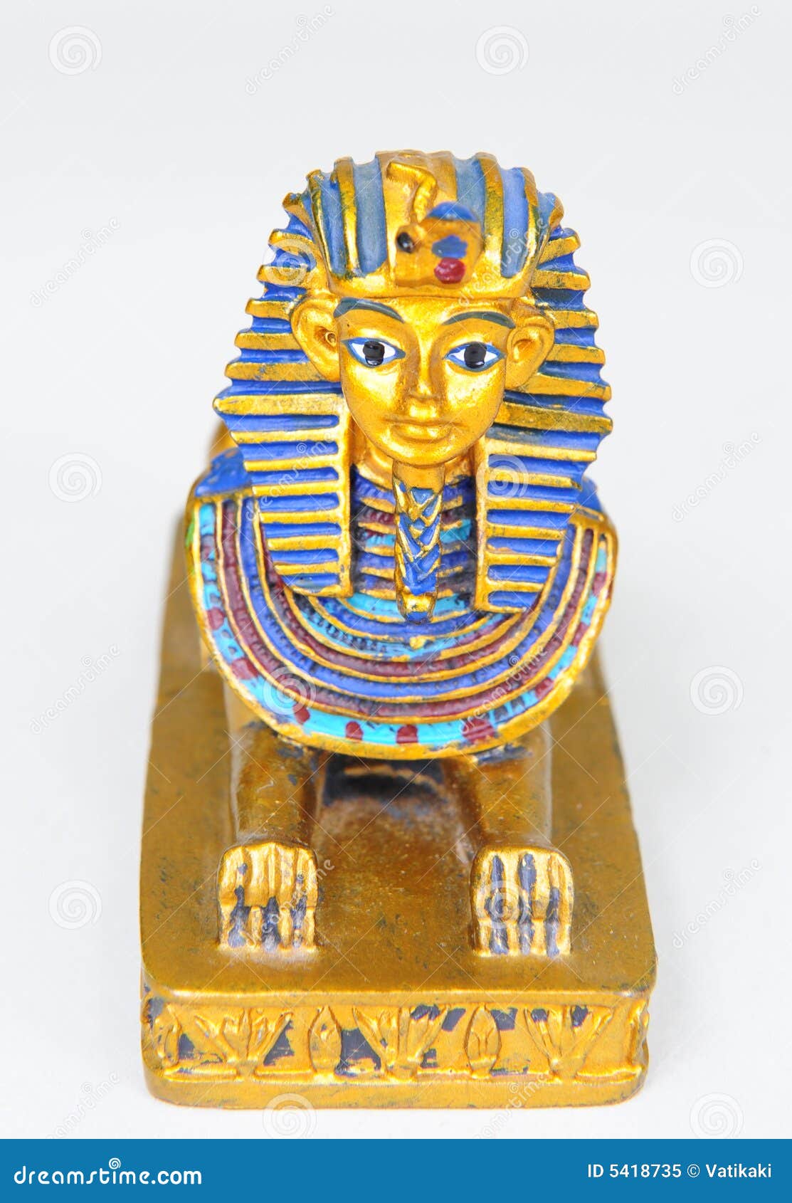 The Sphinx stock image. Image of gold, colorful, bust - 5418735
