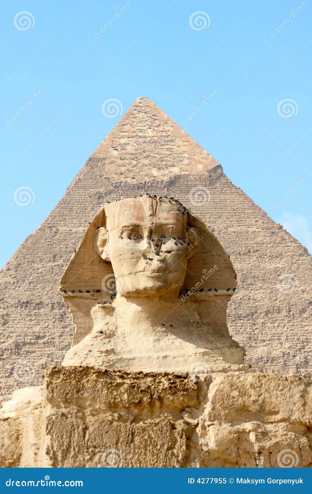 Sphinx And The Great Pyramid Stock Photography | CartoonDealer.com ...
