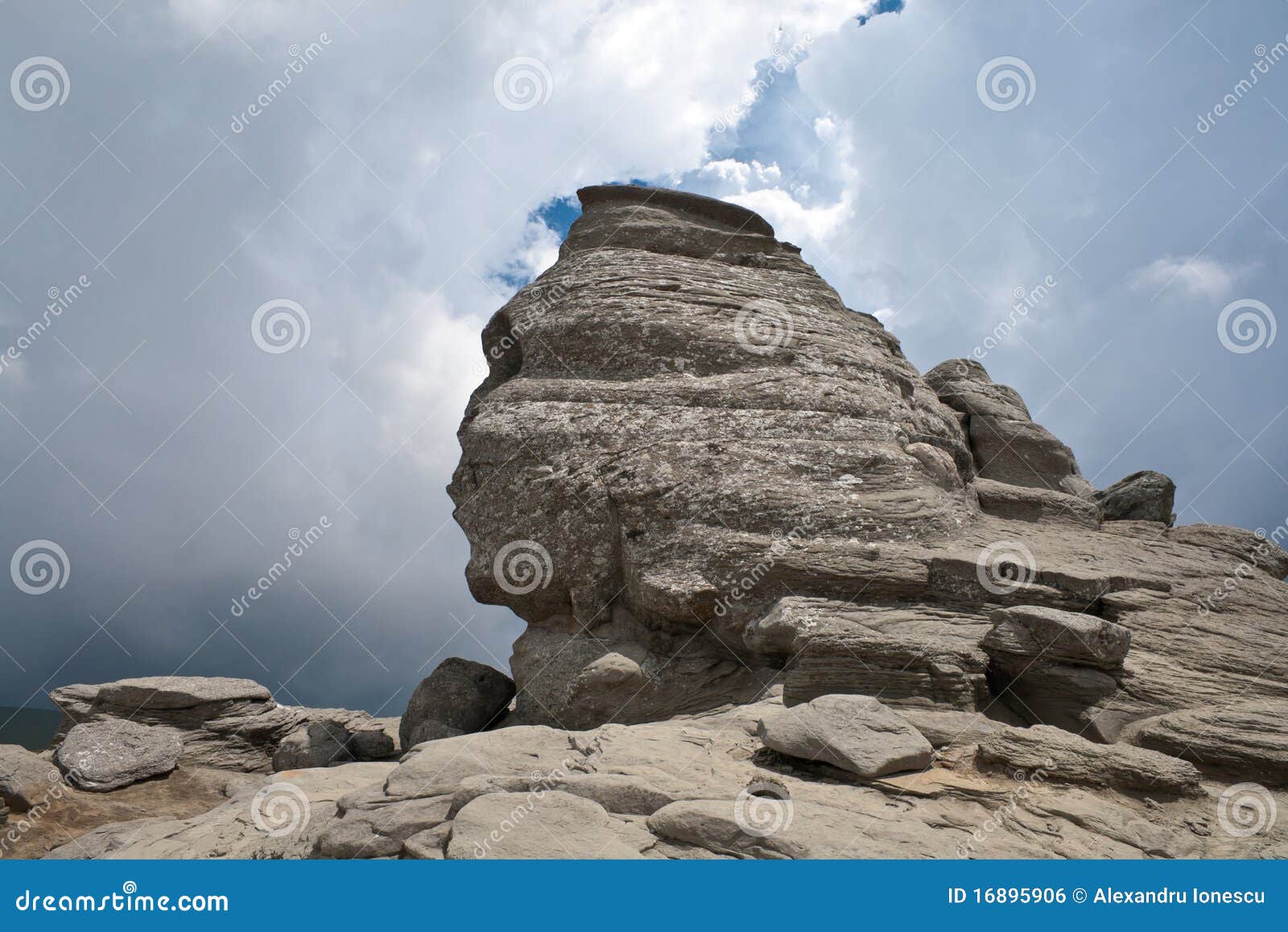 The Sphinx from Bucegi Mountains Stock Photo - Image of nature, sphinx ...